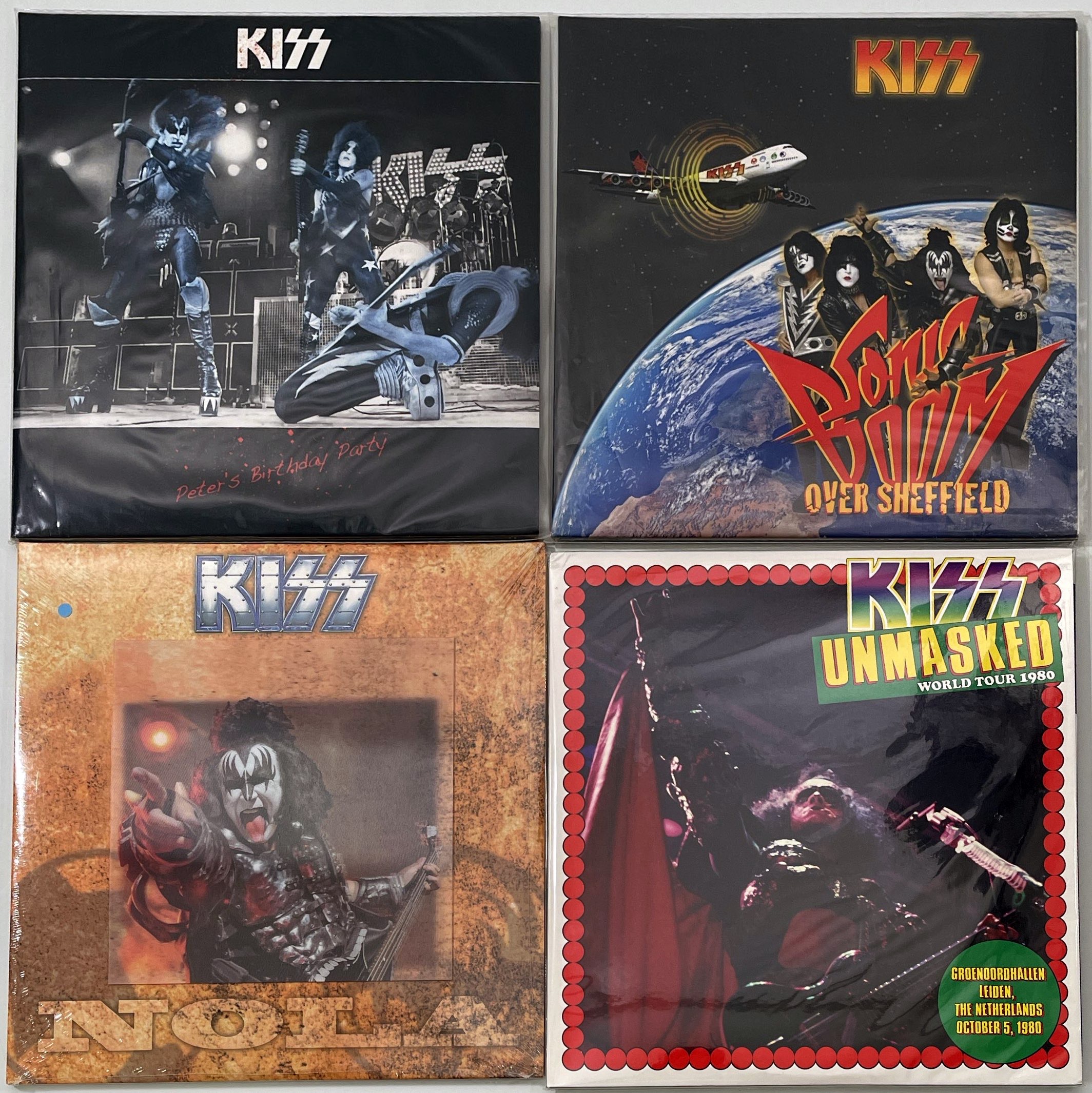 Lot 643 - KISS - PRIVATE RELEASED LP PACK