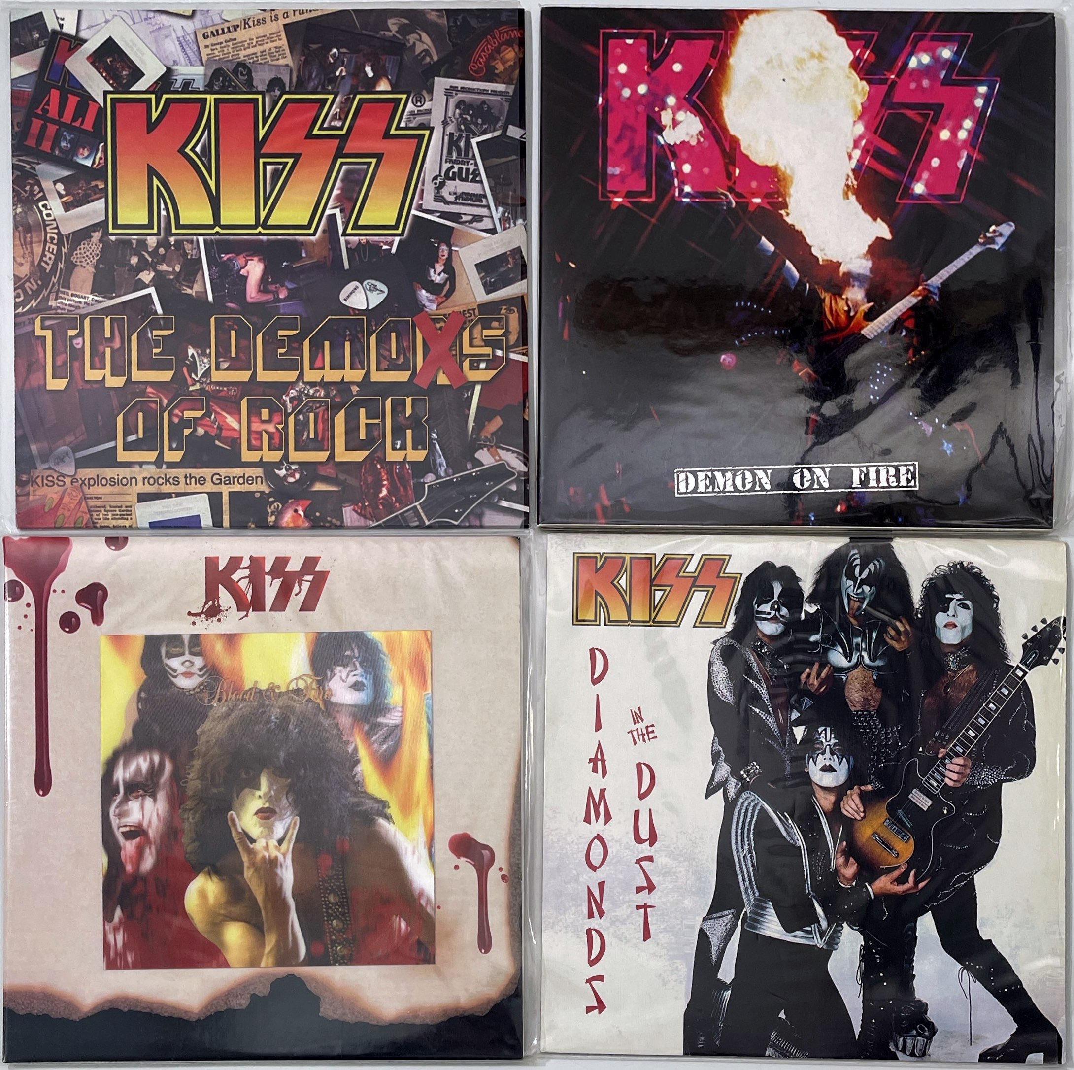 Lot 645 - KISS - PRIVATE RELEASED LP PACK