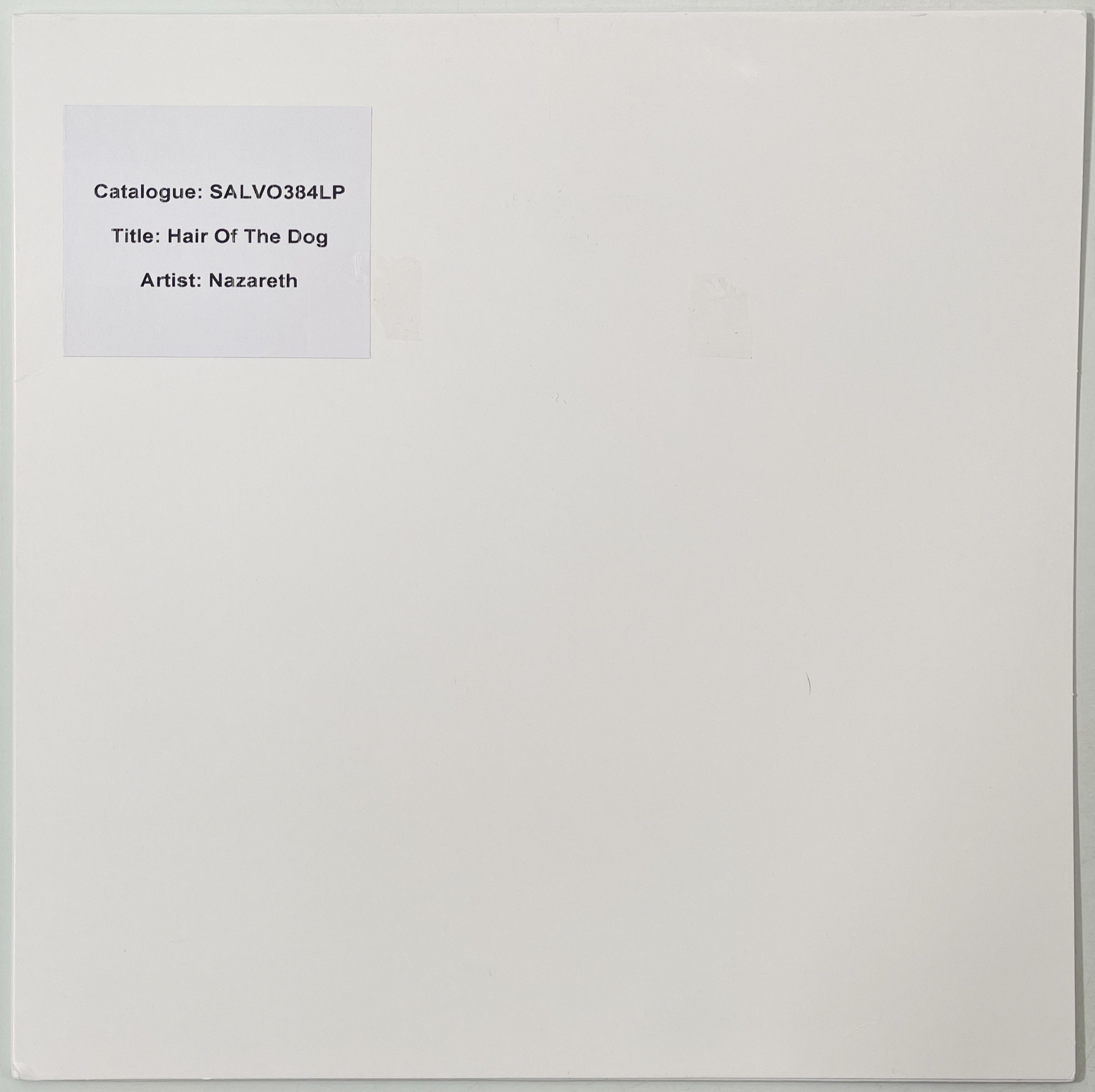 Lot 125 - NAZARETH - HAIR OF THE DOG (SALVO384LP)