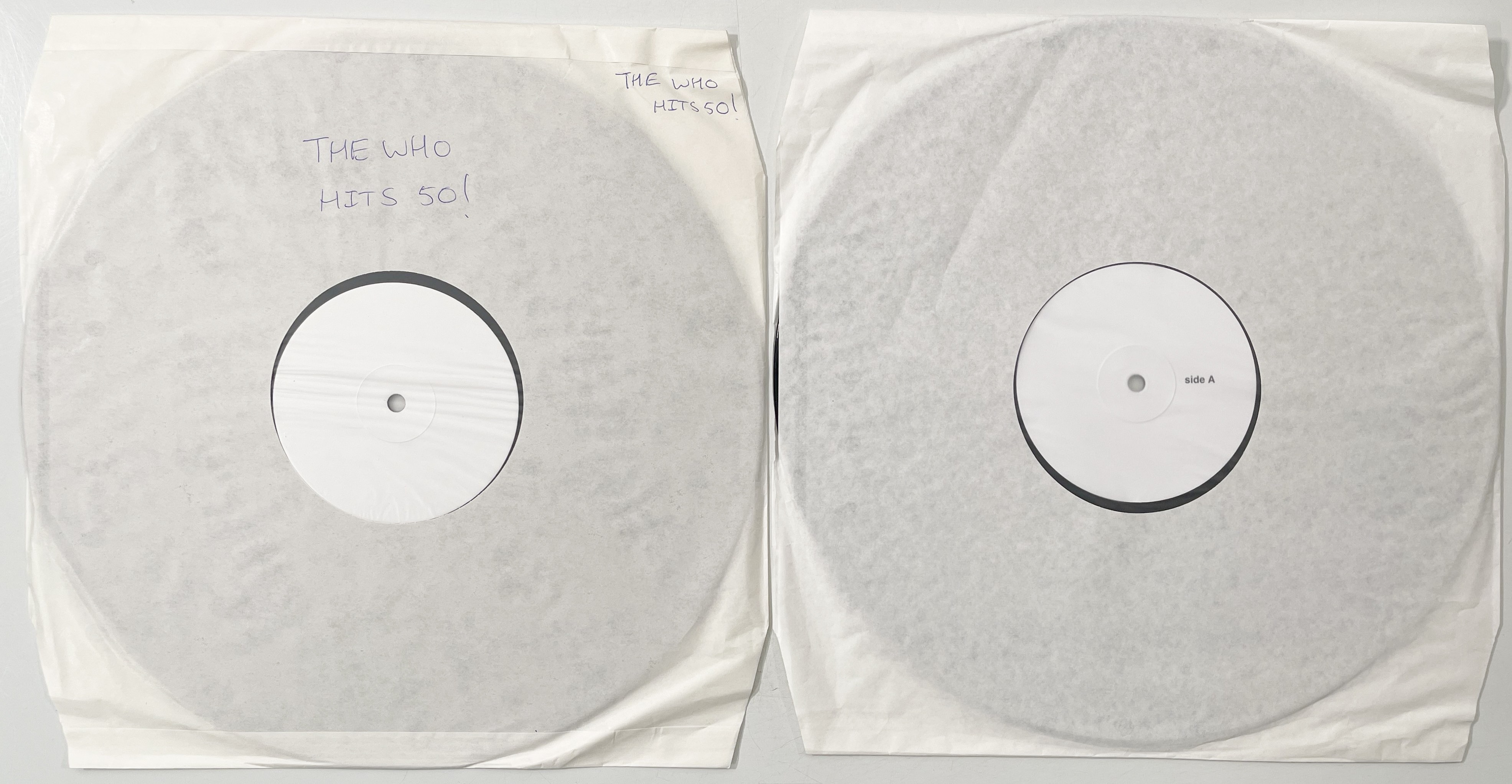Lot 195 - THE WHO - HITS 50 - WHITE LABEL TEST