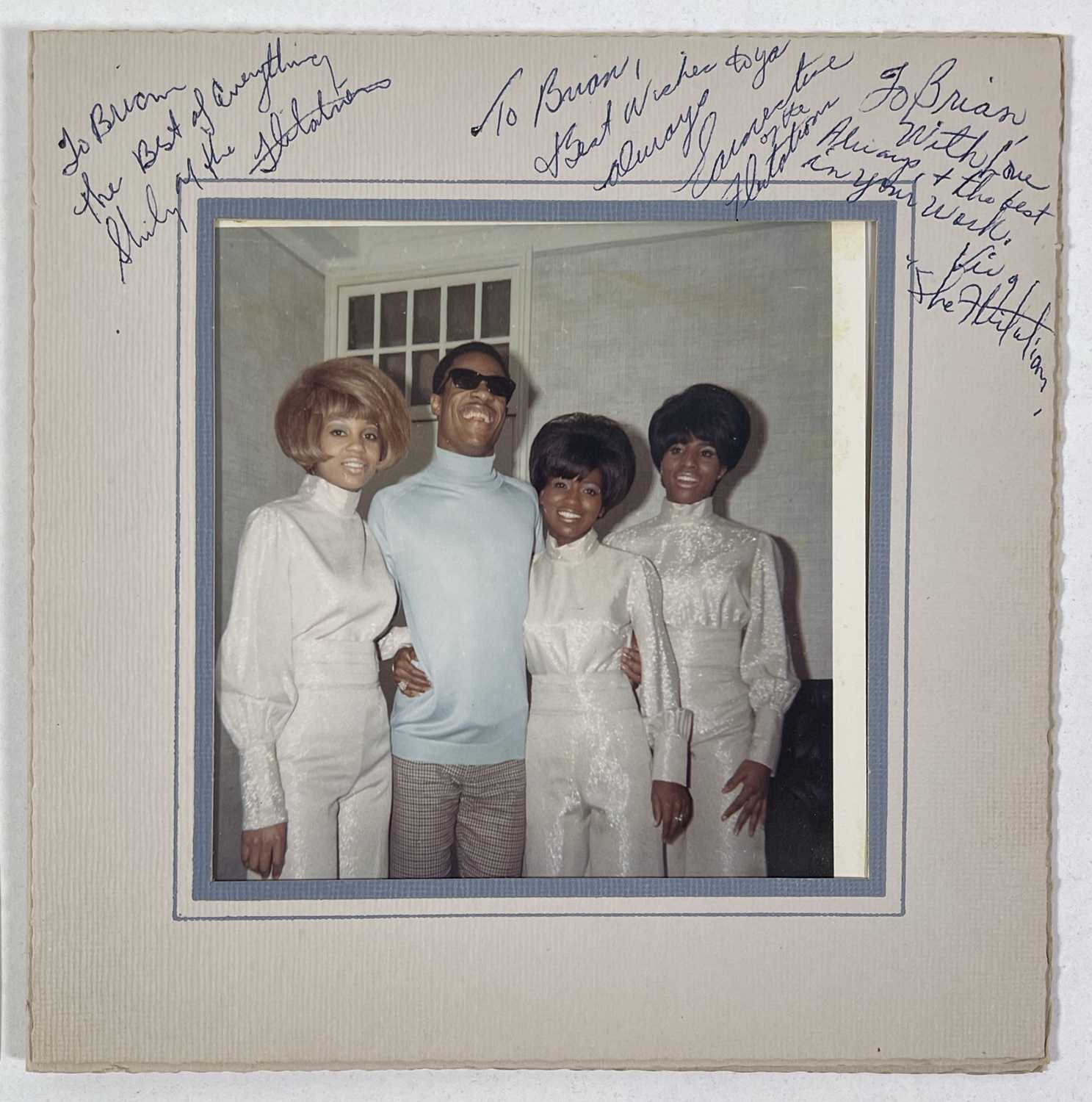 Lot 110 - STEVIE WONDER - FAN TAKEN PHOTO / HANDBILL