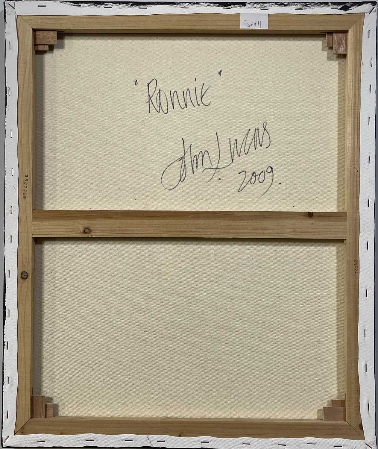 Lot 59 - JOHN LUCAS - ORIGINAL PAINTING - RONNIE WOOD.