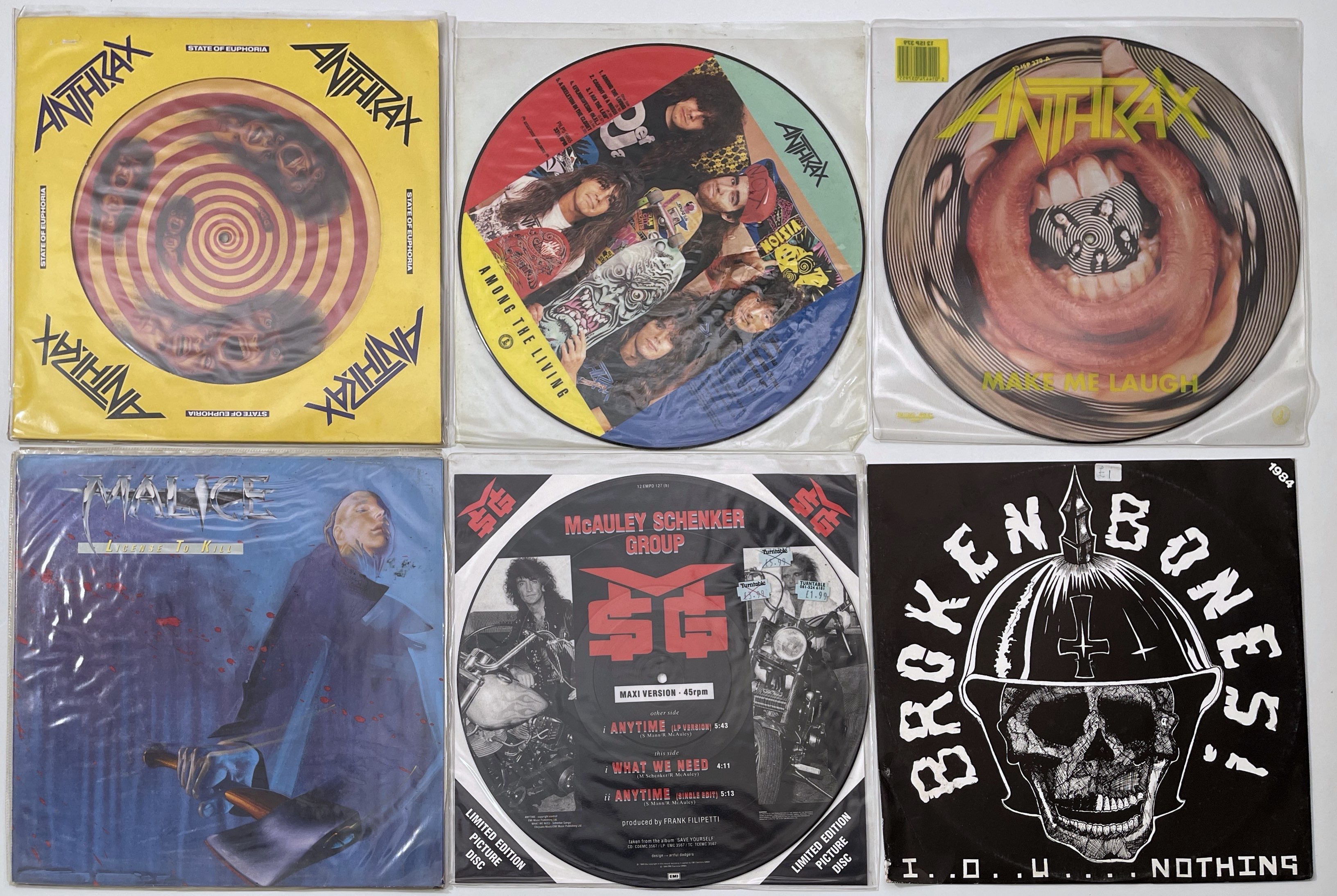Lot 806 - METAL / HEAVY ROCK - LP / 12" COLLECTION