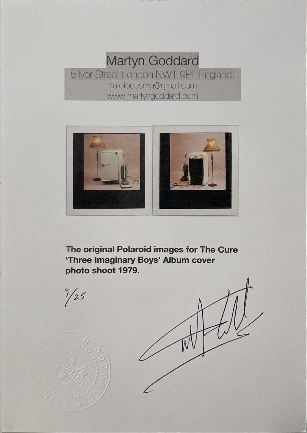 Lot 125 - THE CURE - LIMITED EDITION MARTYN GODDARD