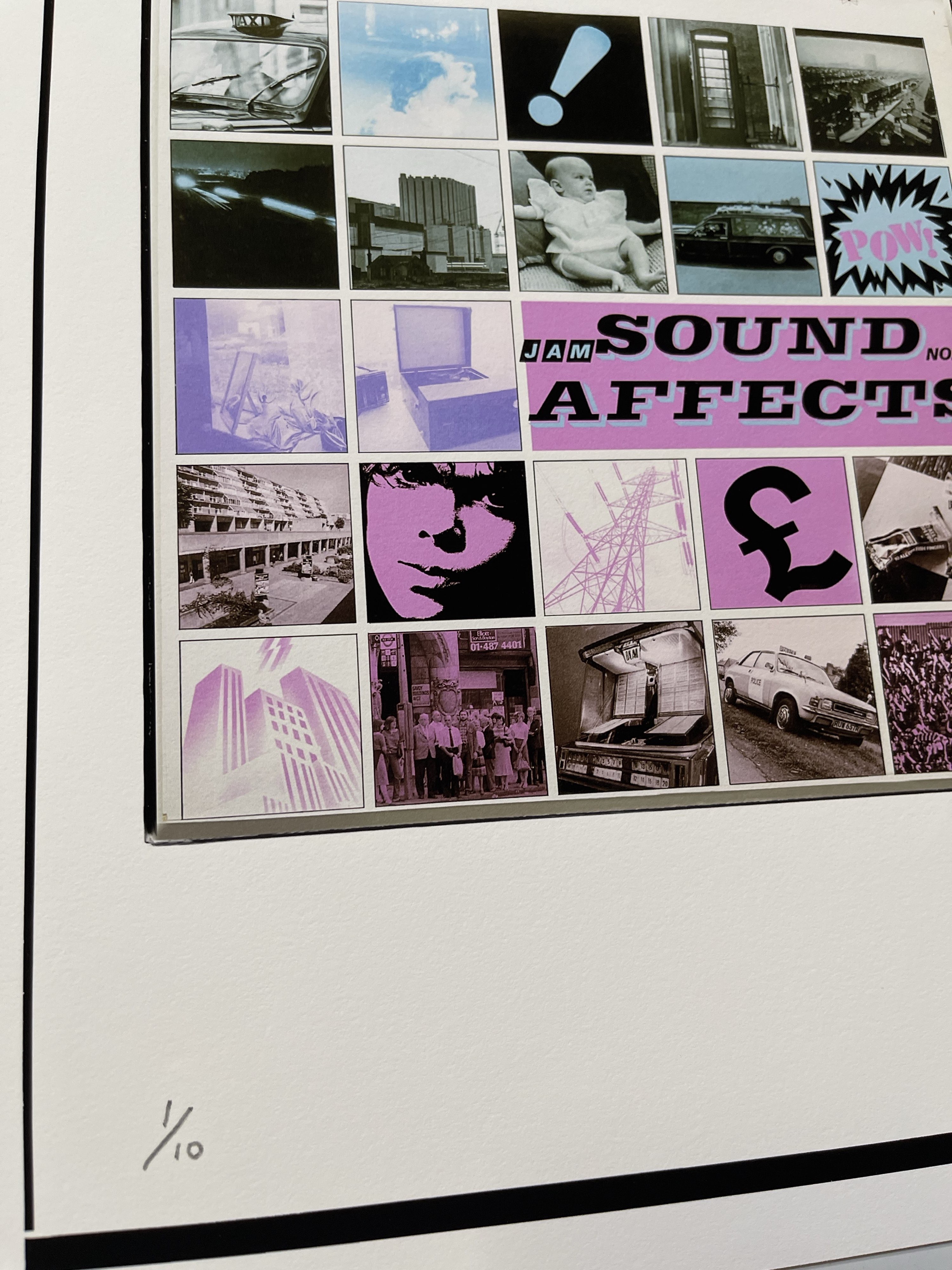 Lot 470 - THE JAM - MARTYN GODDARD SOUND AFFECTS COVER