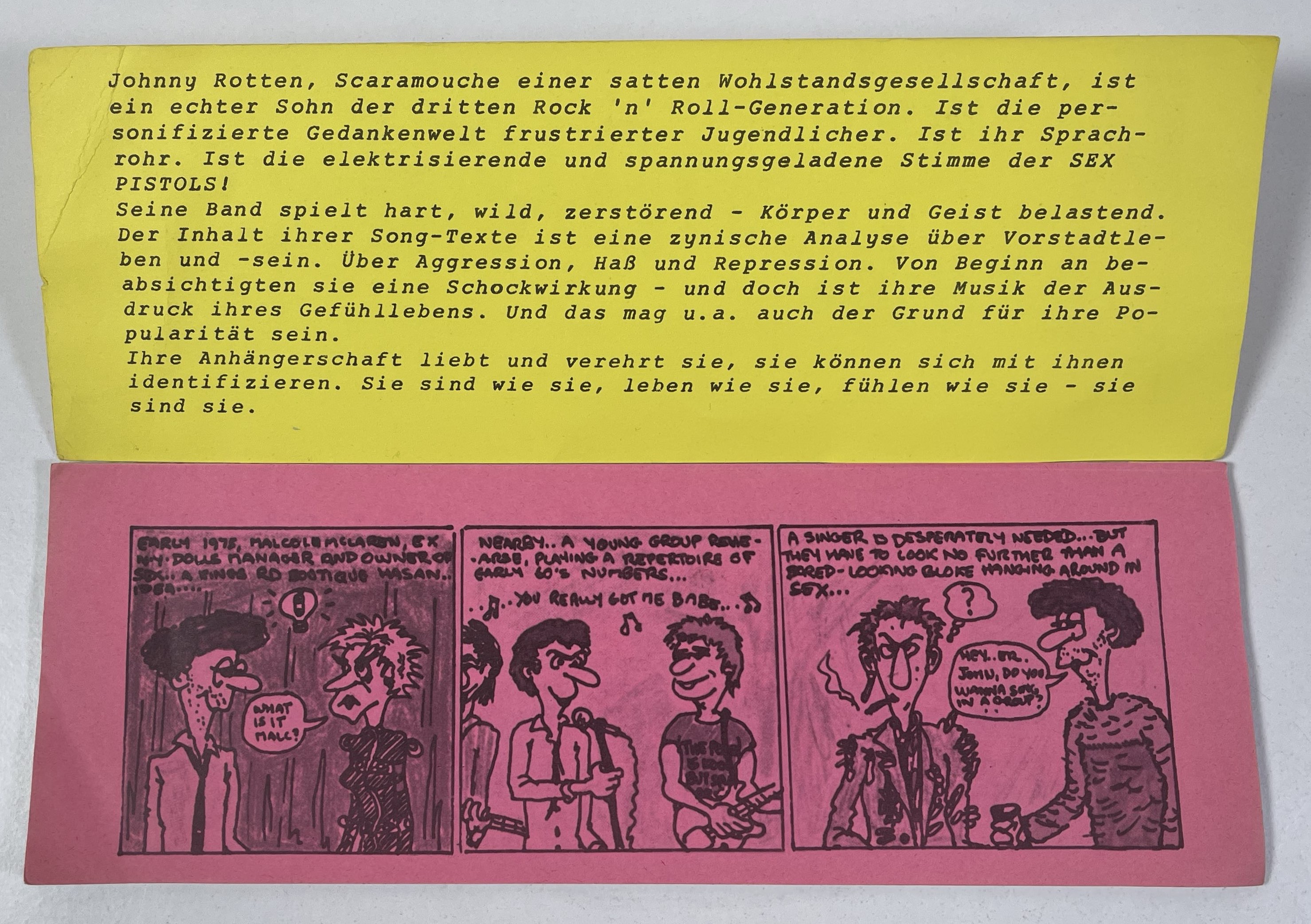 Lot 498 Sex Pistols Original Never Mind The