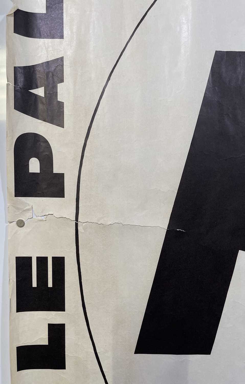 Lot 501 - PIL - LARGE BANNER POSTER FOR PARIS CONCERT,