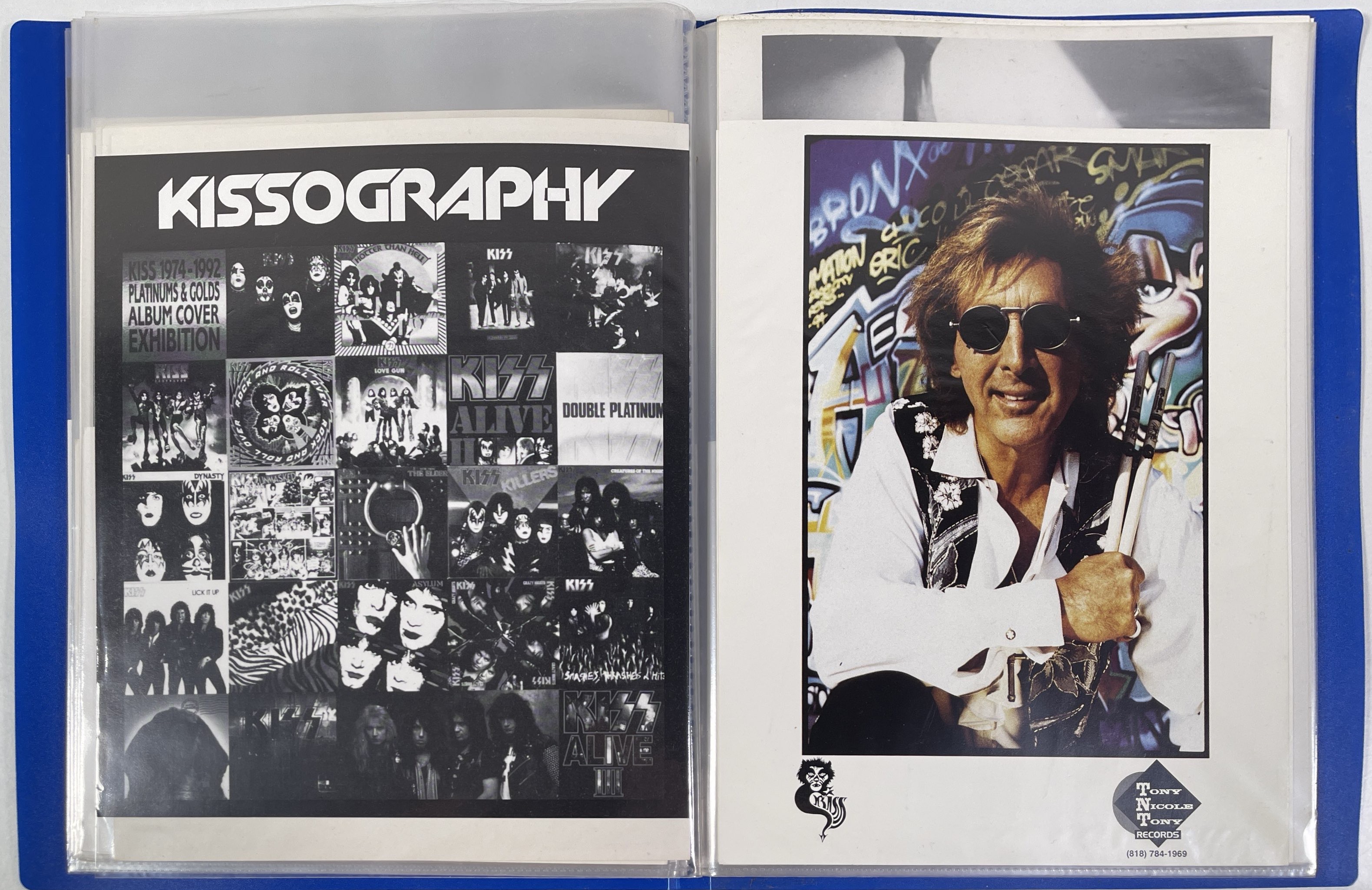Lot 448 - KISS - PROMO PHOTOS/PRESS RELEASES ETC.