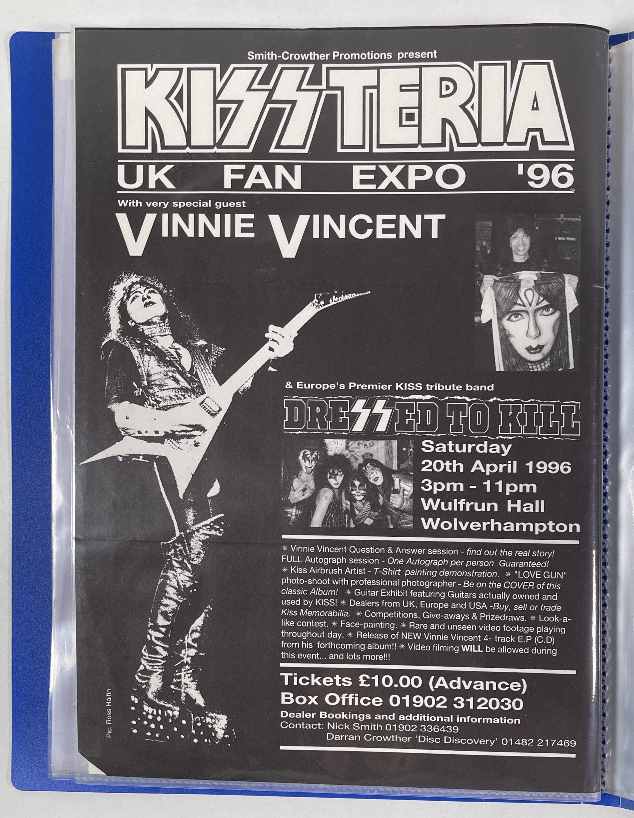 Lot 448 - KISS - PROMO PHOTOS/PRESS RELEASES ETC.