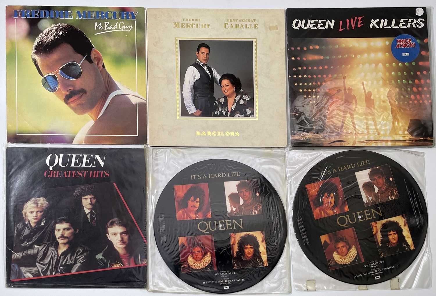 Lot 843 - QUEEN / RELATED - LPs / 12" COLLECTION