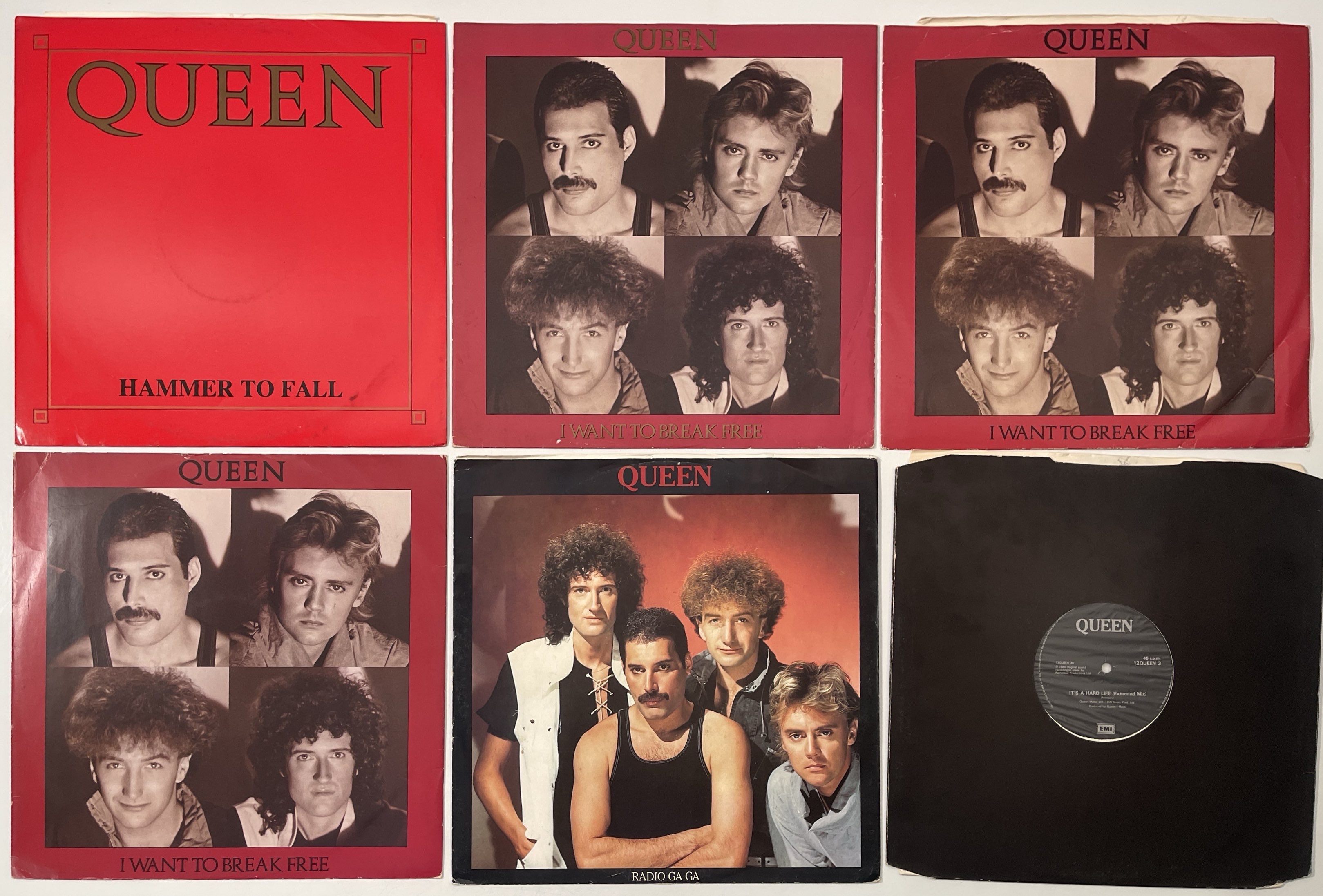 Lot 843 - QUEEN / RELATED - LPs / 12" COLLECTION