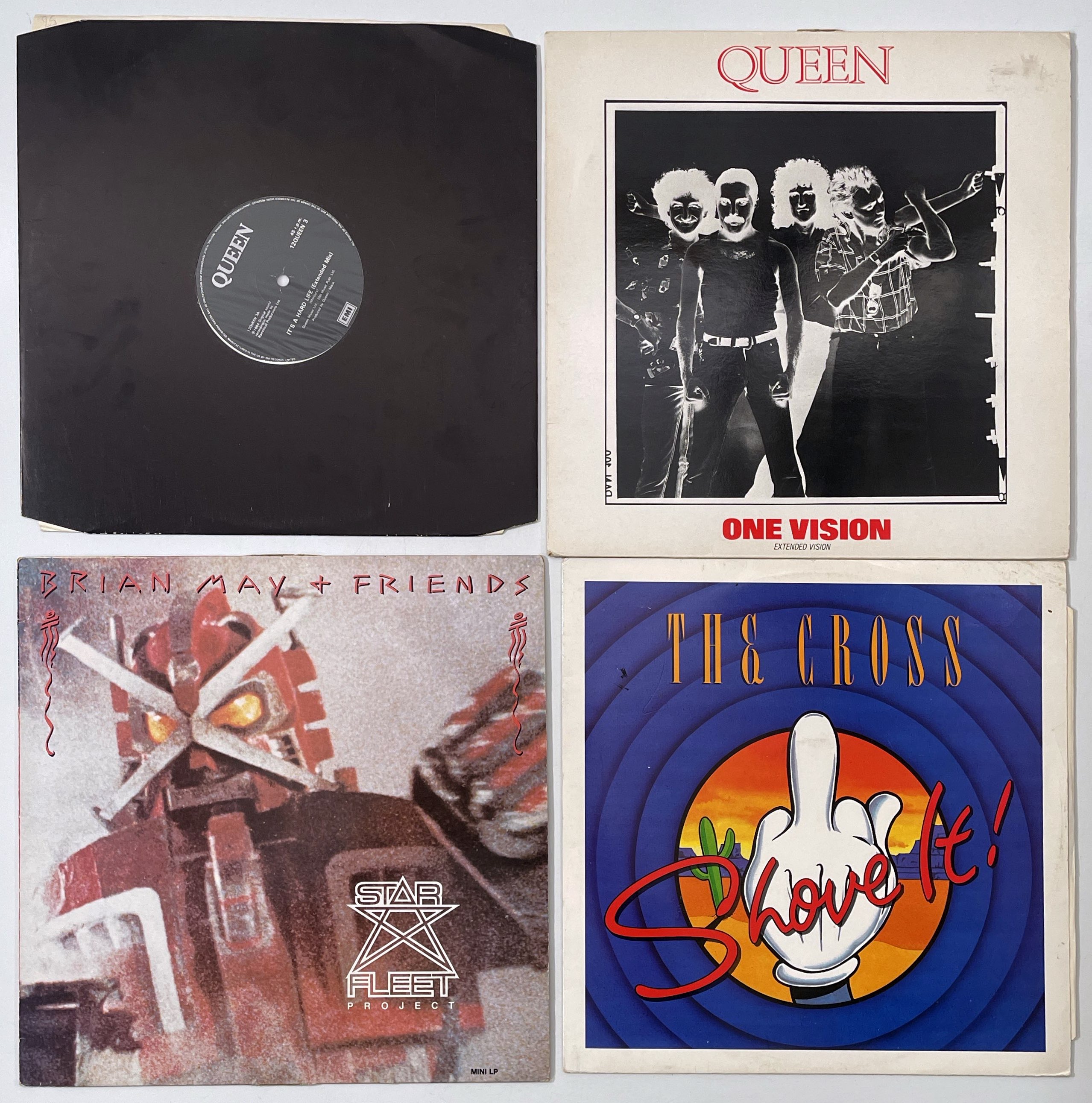 Lot 843 - QUEEN / RELATED - LPs / 12" COLLECTION