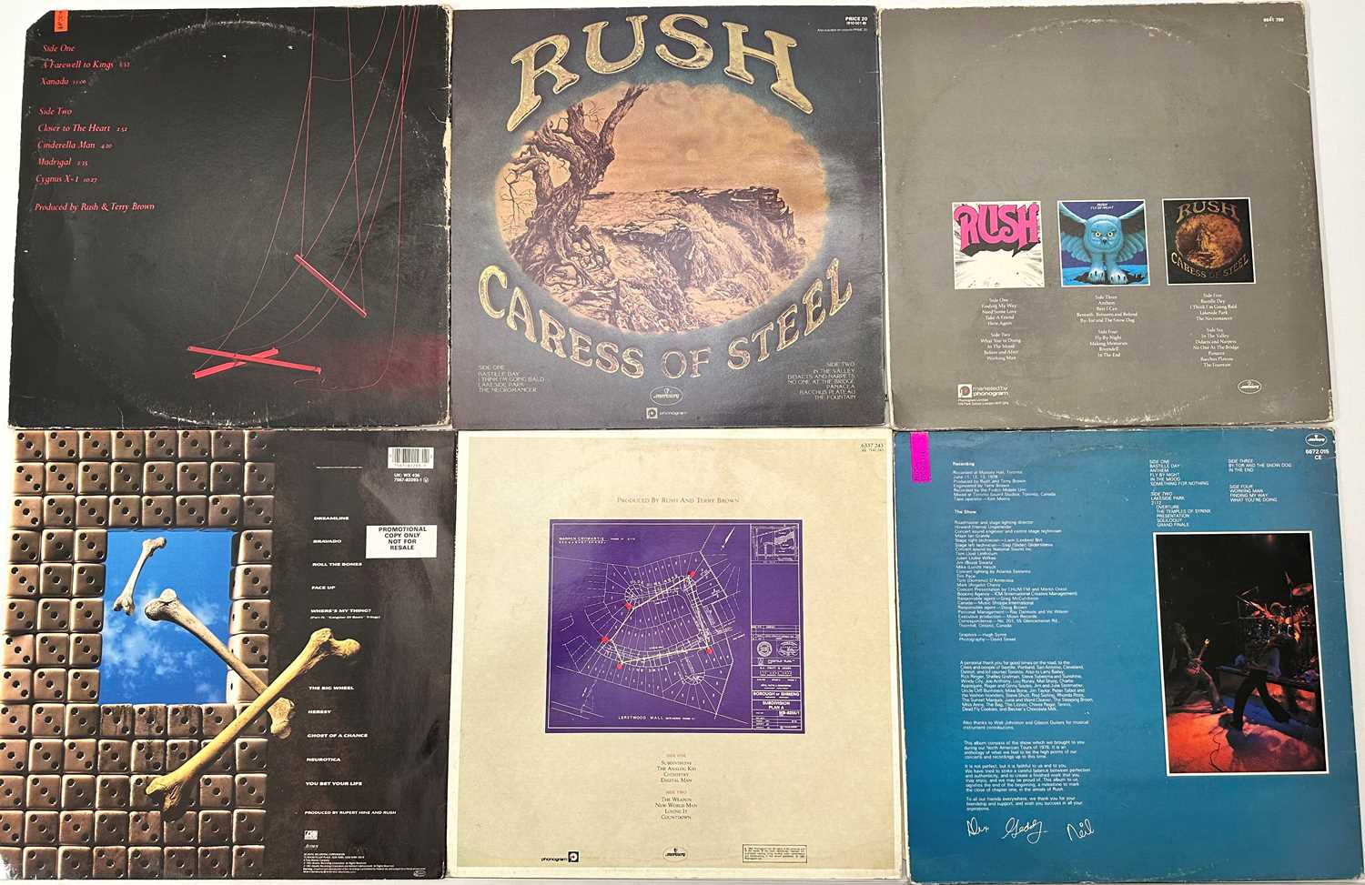 Lot 849 - RUSH - LP PACK