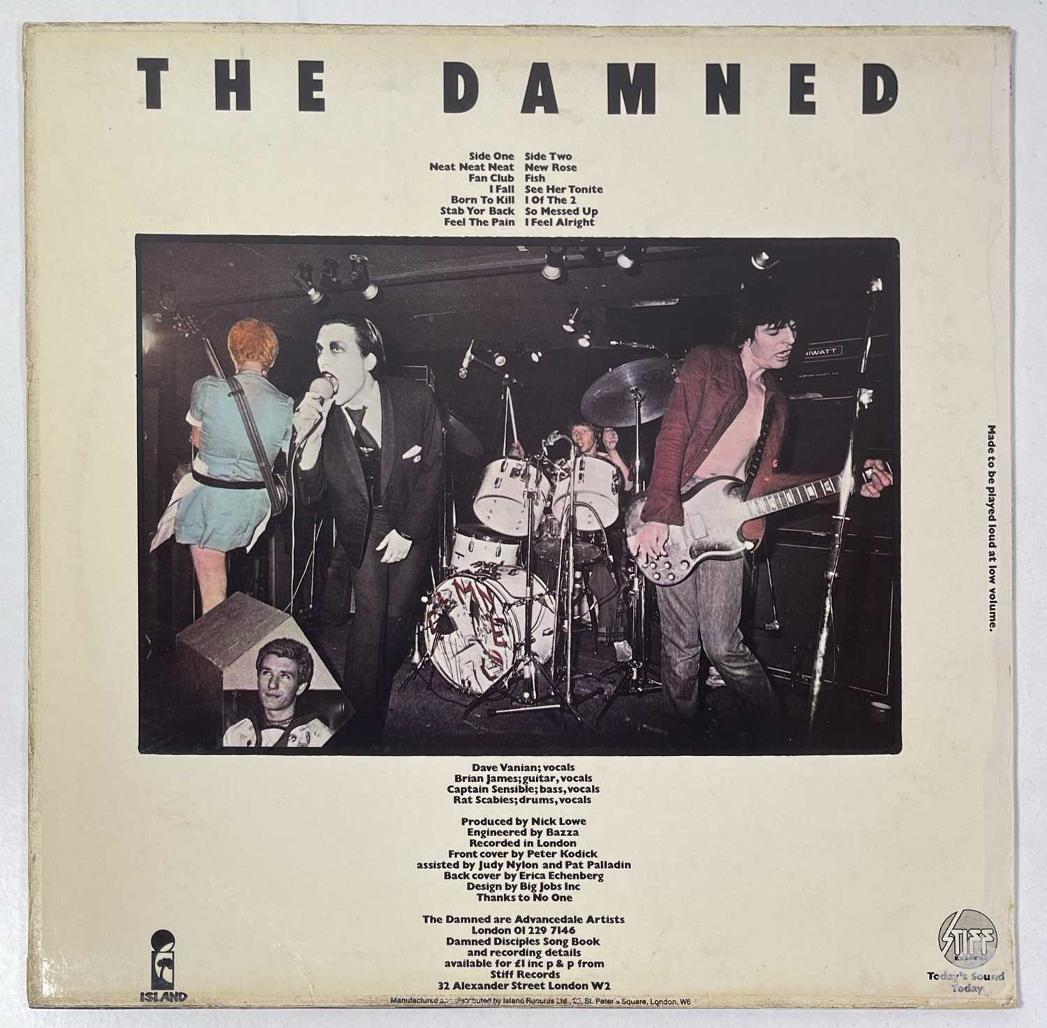 Lot 450 - THE DAMNED - FULLY SIGNED DAMNED DAMNED