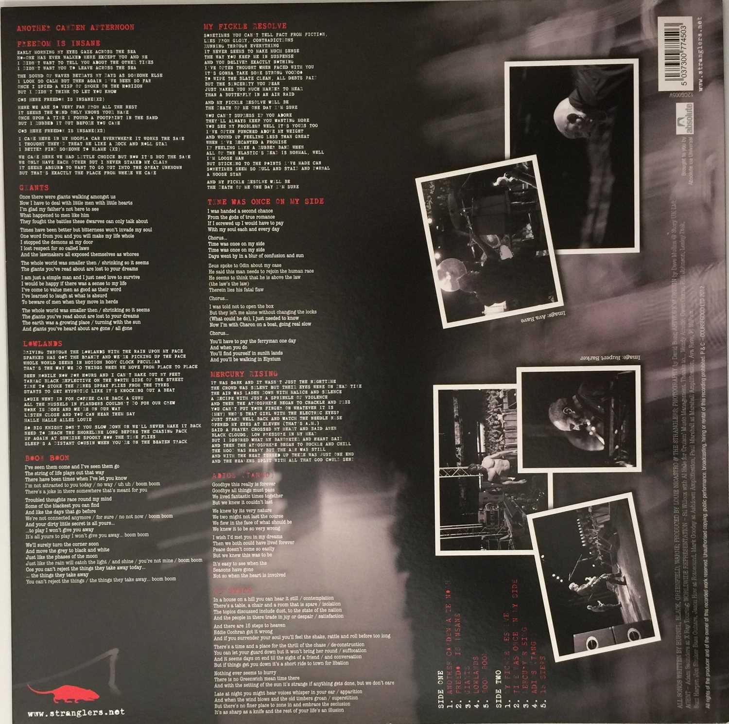 Lot 91 - THE STRANGLERS - GIANTS LP (ORIGINAL SIGNED