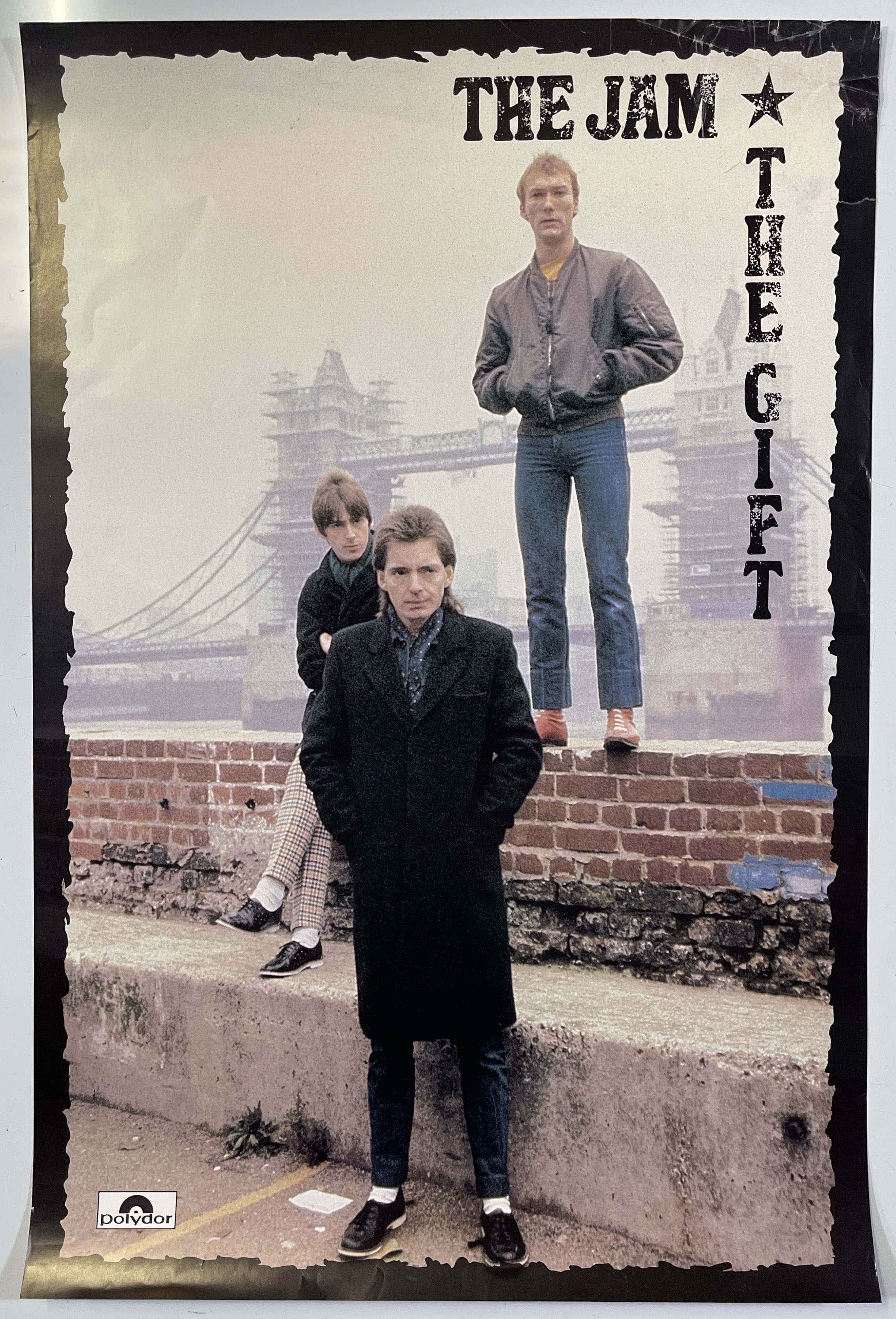 Lot 207 - THE JAM- ORIGINAL THE GIFT POSTER.