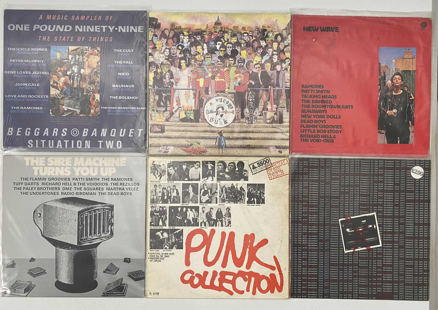 Lot 788 - PUNK/ ALT/ WAVE - LP COMPILATIONS COLLECTION