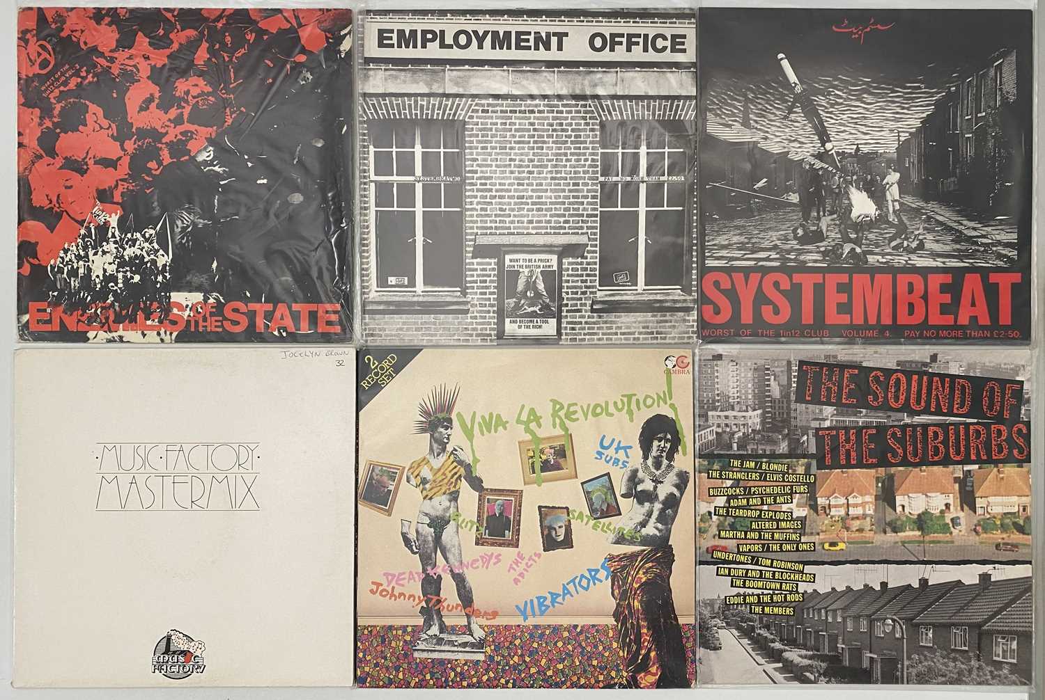 Lot 788 - PUNK/ ALT/ WAVE - LP COMPILATIONS COLLECTION