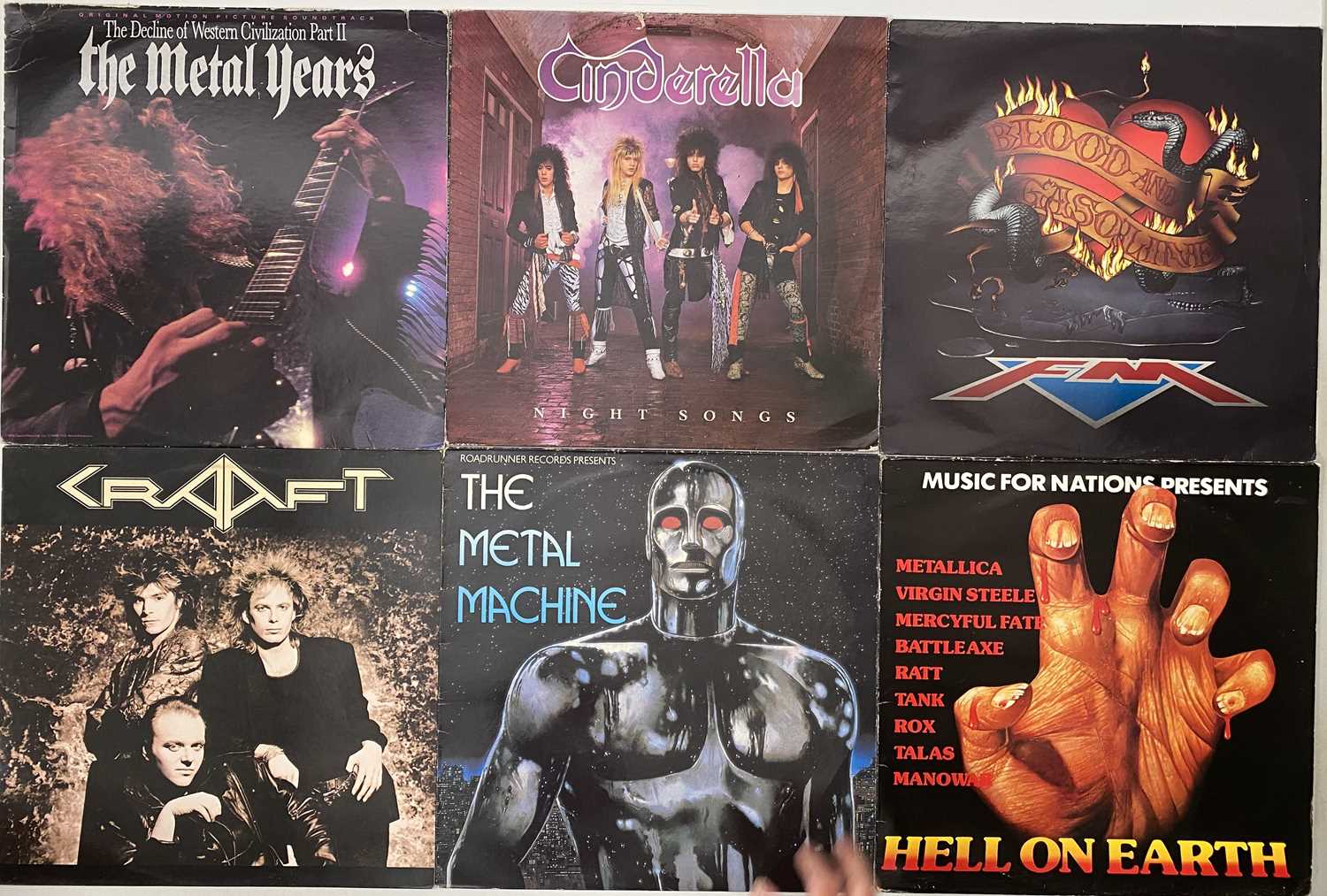 Lot 877 - METAL - LP / 12" COLLECTION