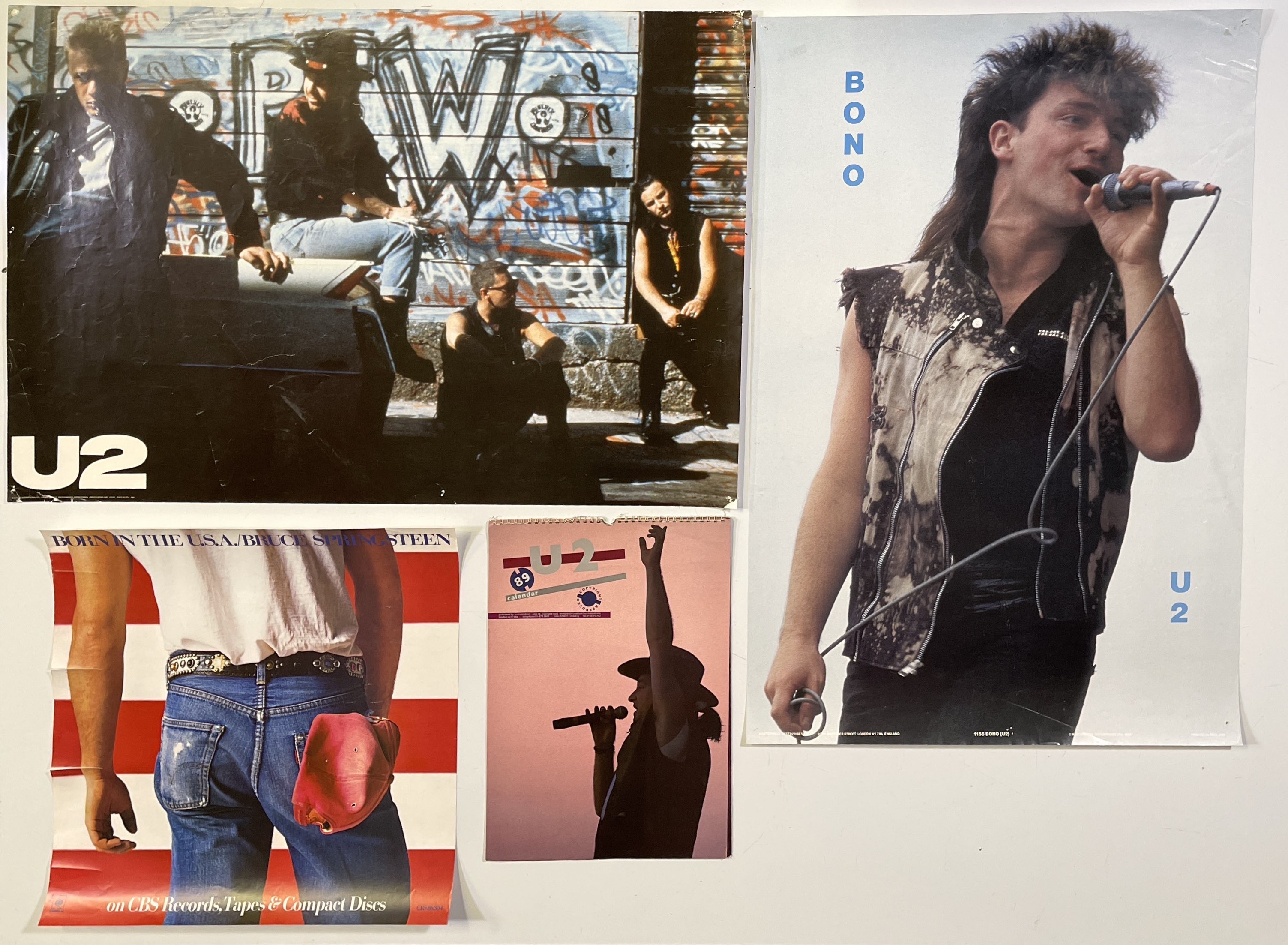 Lot 217 - CLASSIC ROCK POSTERS - U2 / BRUCE
