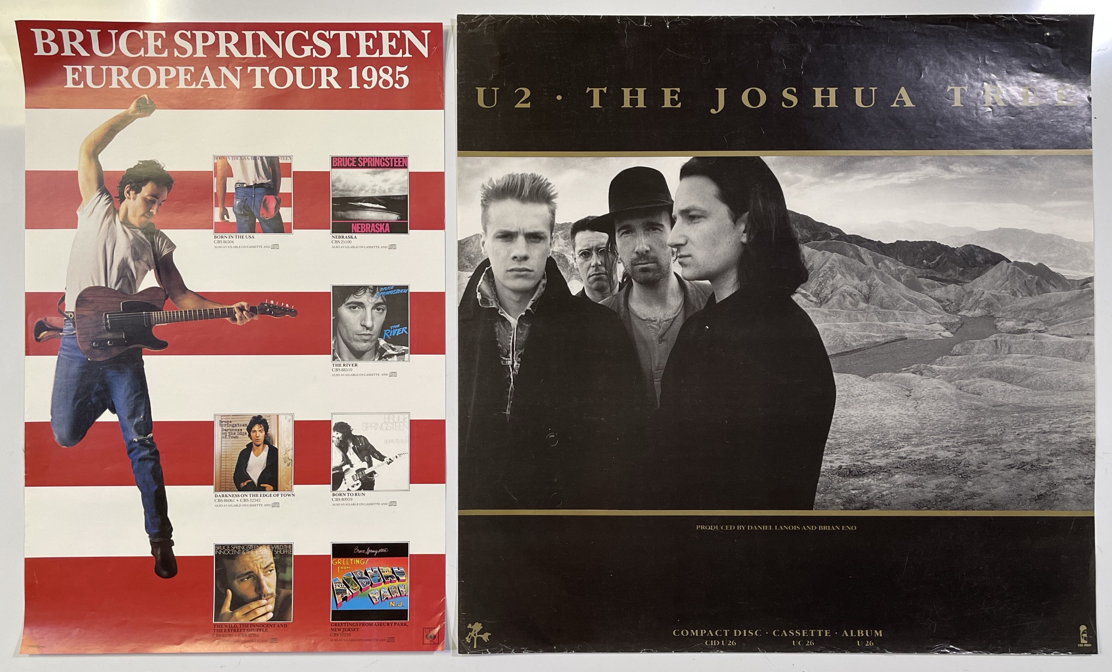 Lot 217 - CLASSIC ROCK POSTERS - U2 / BRUCE