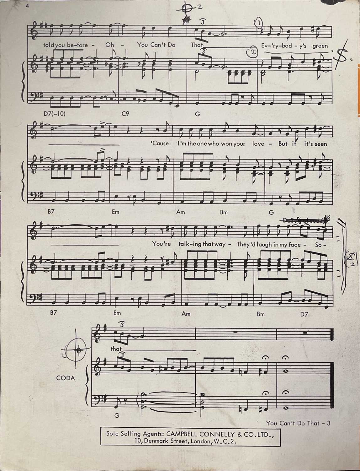 Lot 376 - THE BEATLES - SHEET MUSIC COLLECTION,