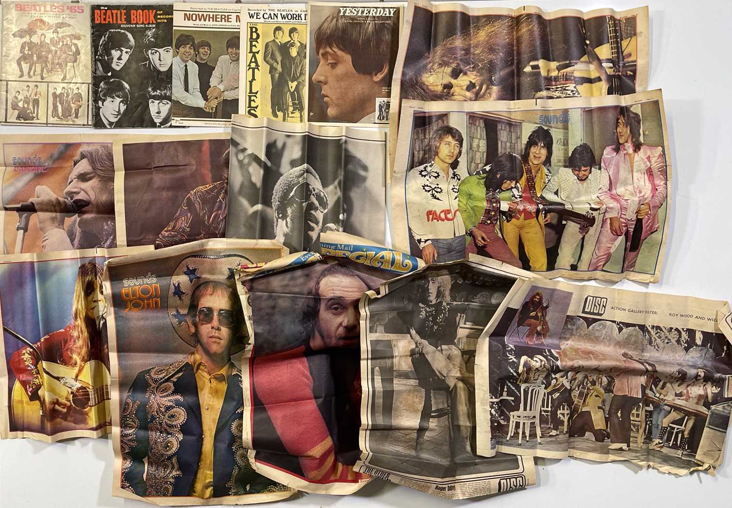 Lot 91 - THE BEATLES - SHEET MUSIC / LENNON DEATH