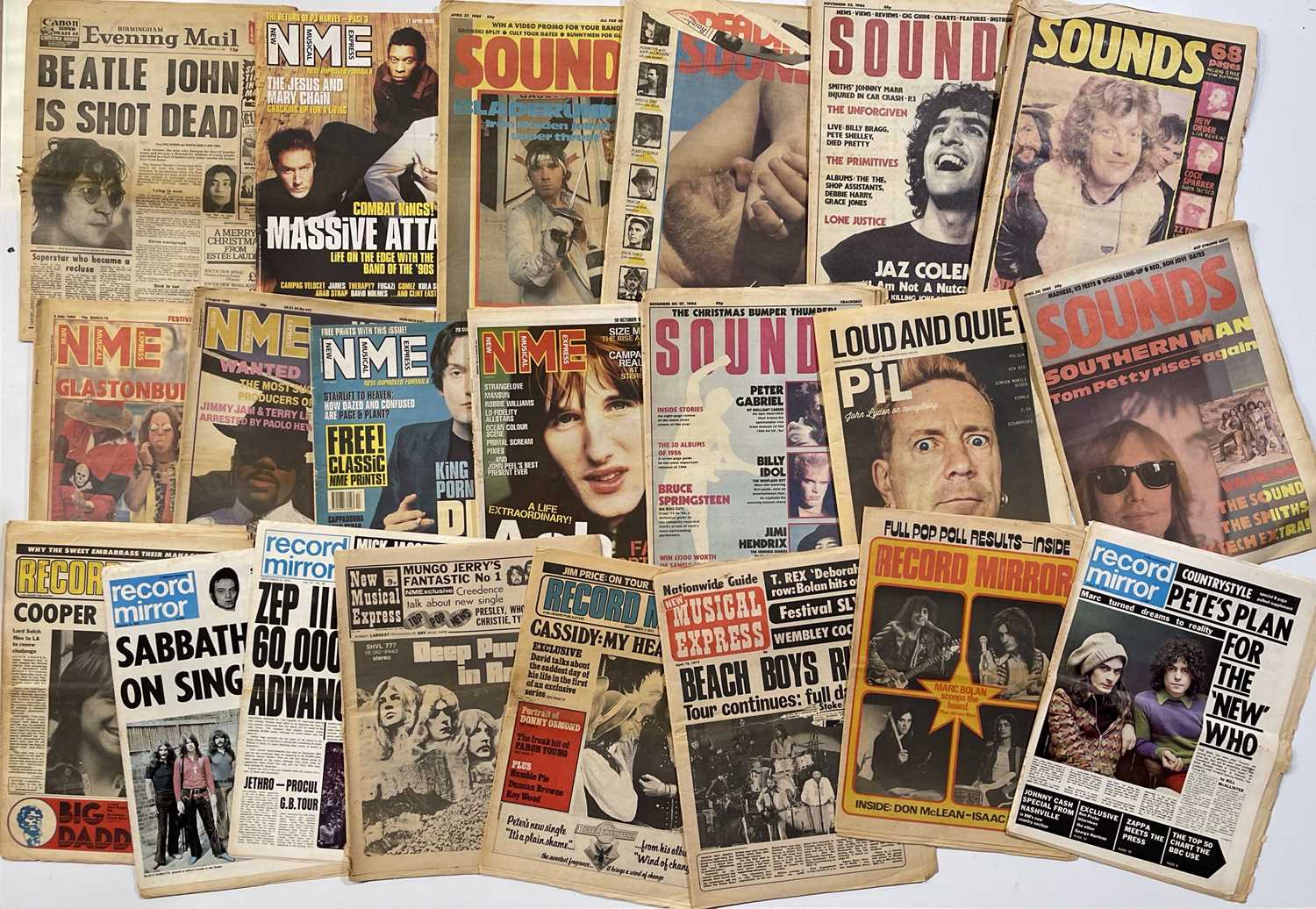 Lot 91 - THE BEATLES - SHEET MUSIC / LENNON DEATH