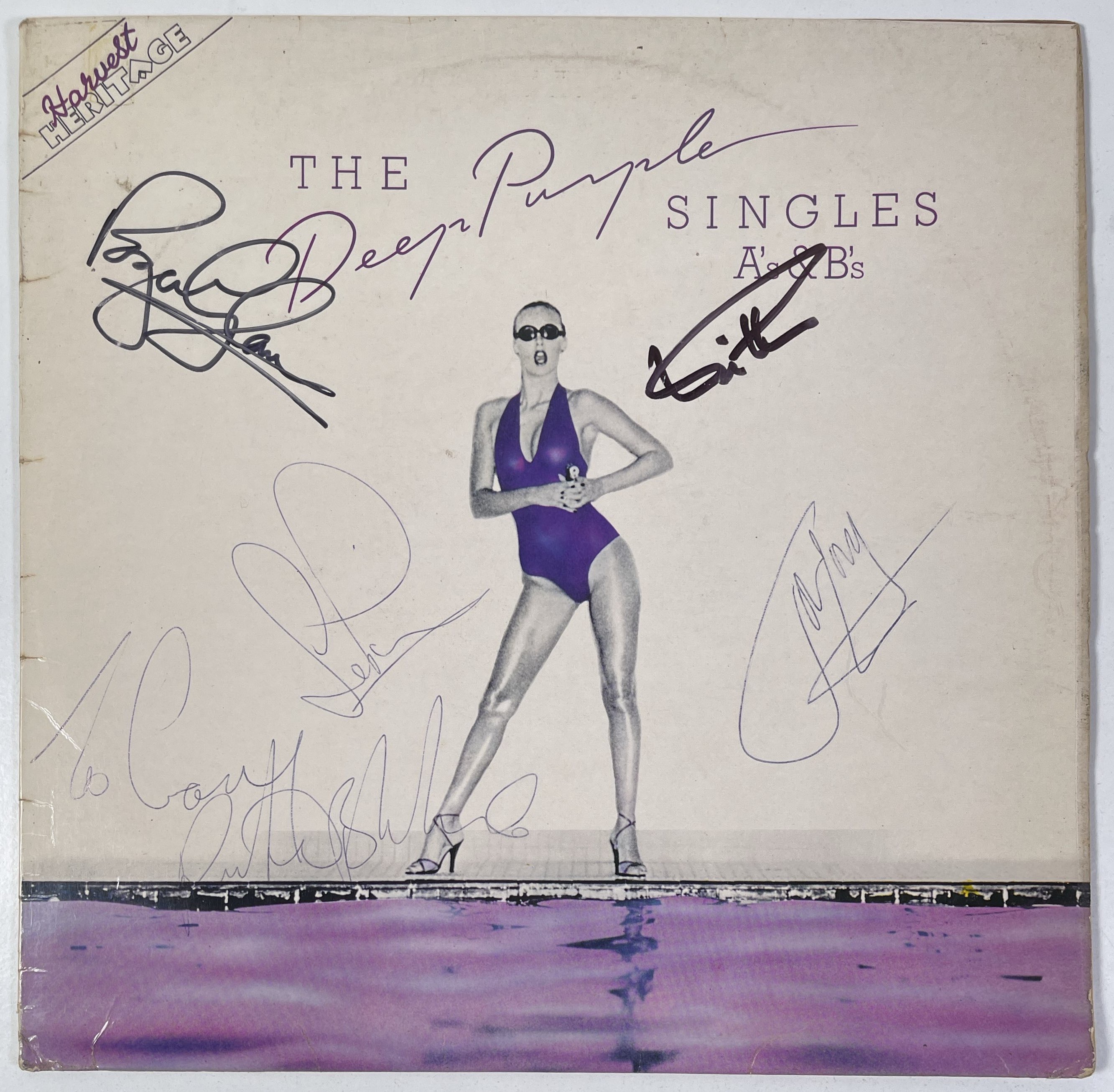Lot 348 - DEEP PURPLE - SIGNED LP.