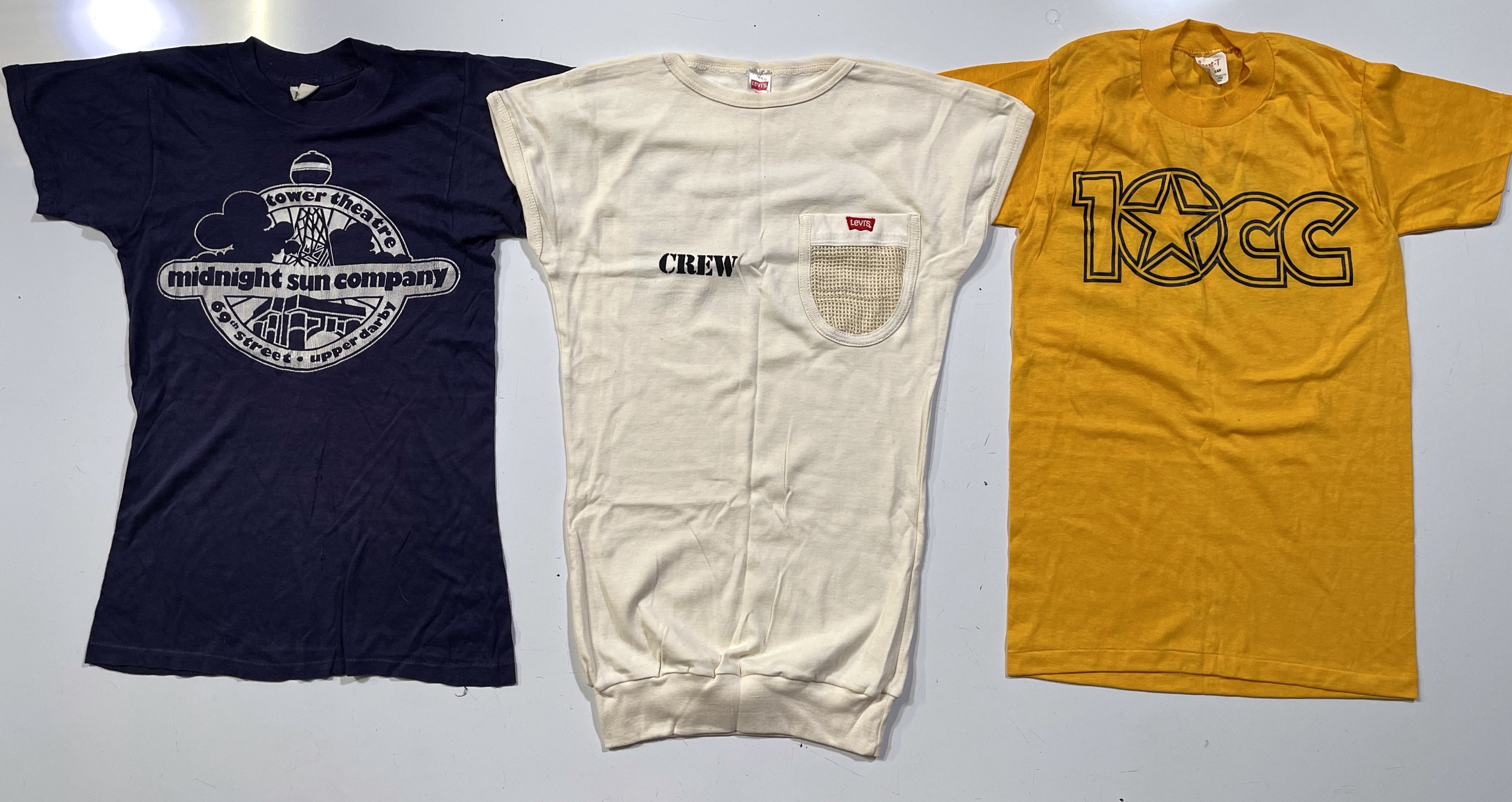 Lot 478 - 10CC - C 1970S CONCERT T-SHIRTS INC