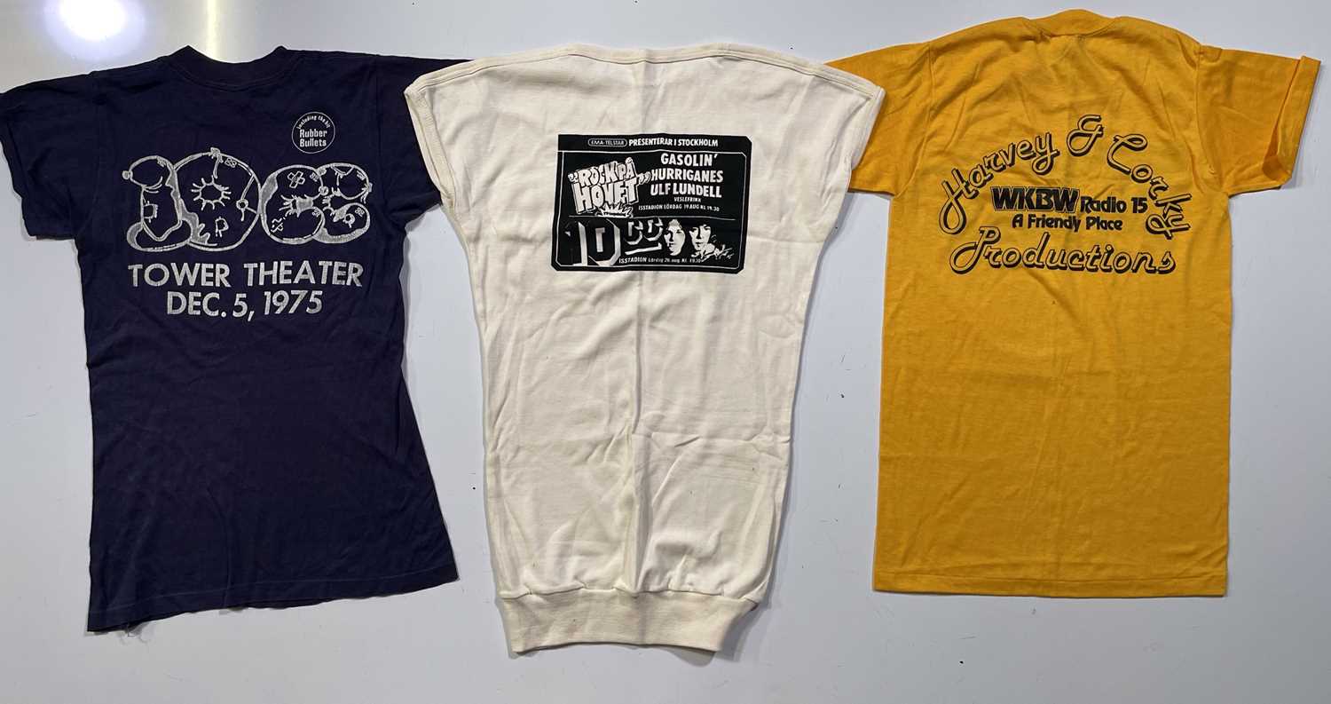 Lot 478 - 10CC - C 1970S CONCERT T-SHIRTS INC