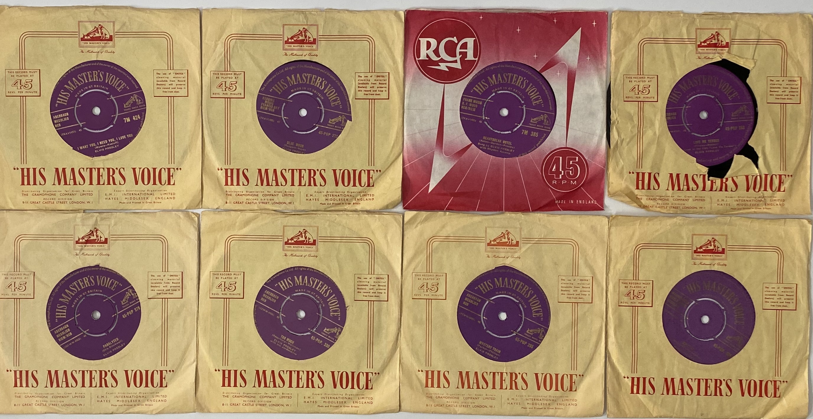 Lot 986 - ELVIS PRESLEY - HMV 7" - ORIGINAL