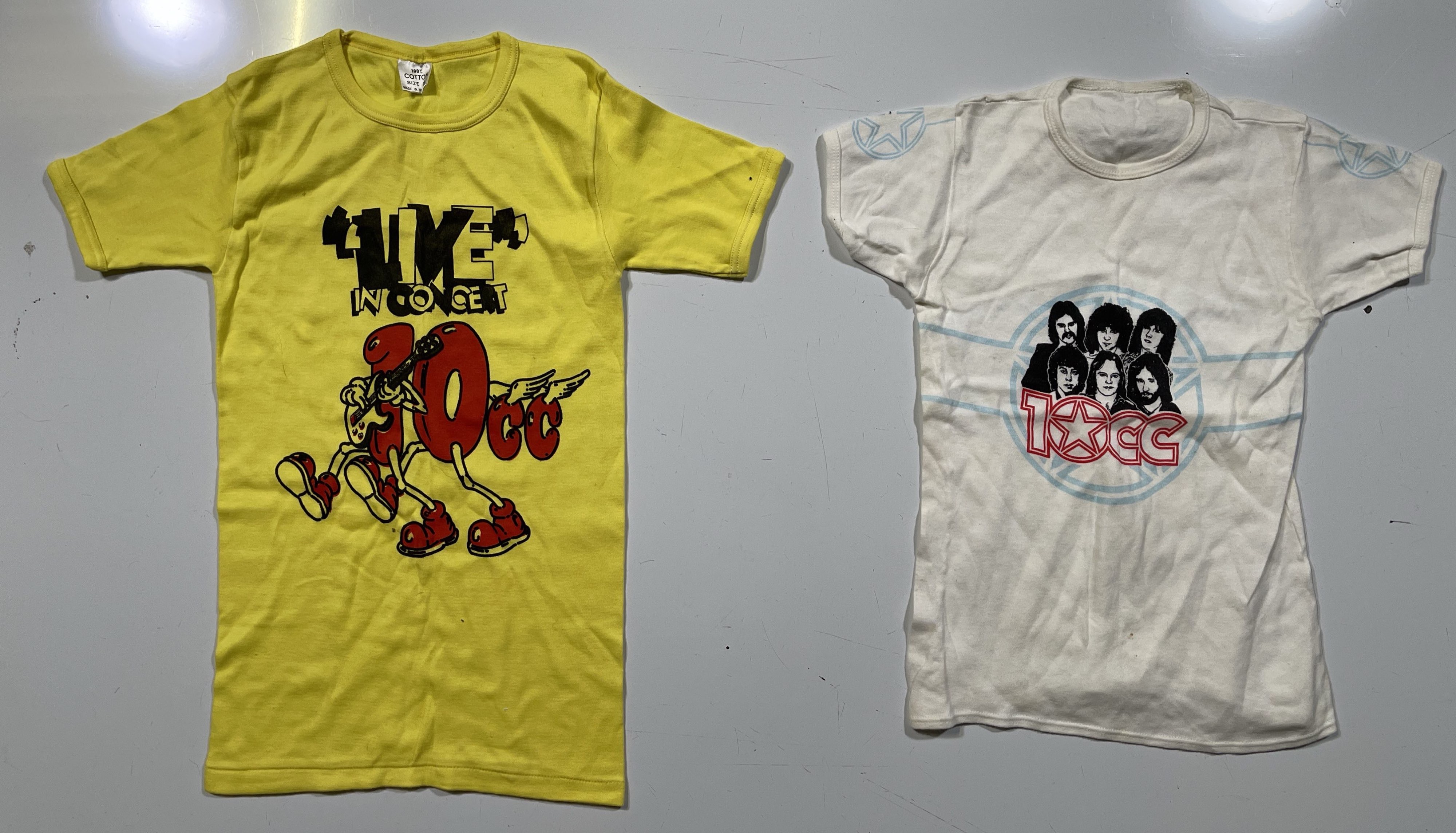 Lot 481 - 10CC - C 1970S/80S TOUR/CONCERT CLOTHING.