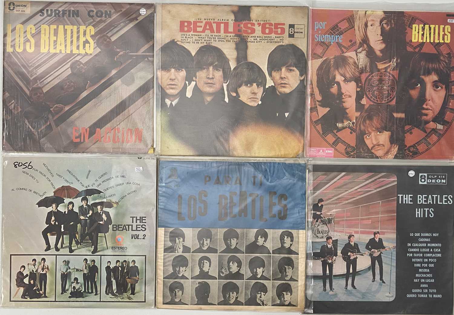 Lot 1023 - THE BEATLES - OVERSEAS PRESSING RARITY LPs