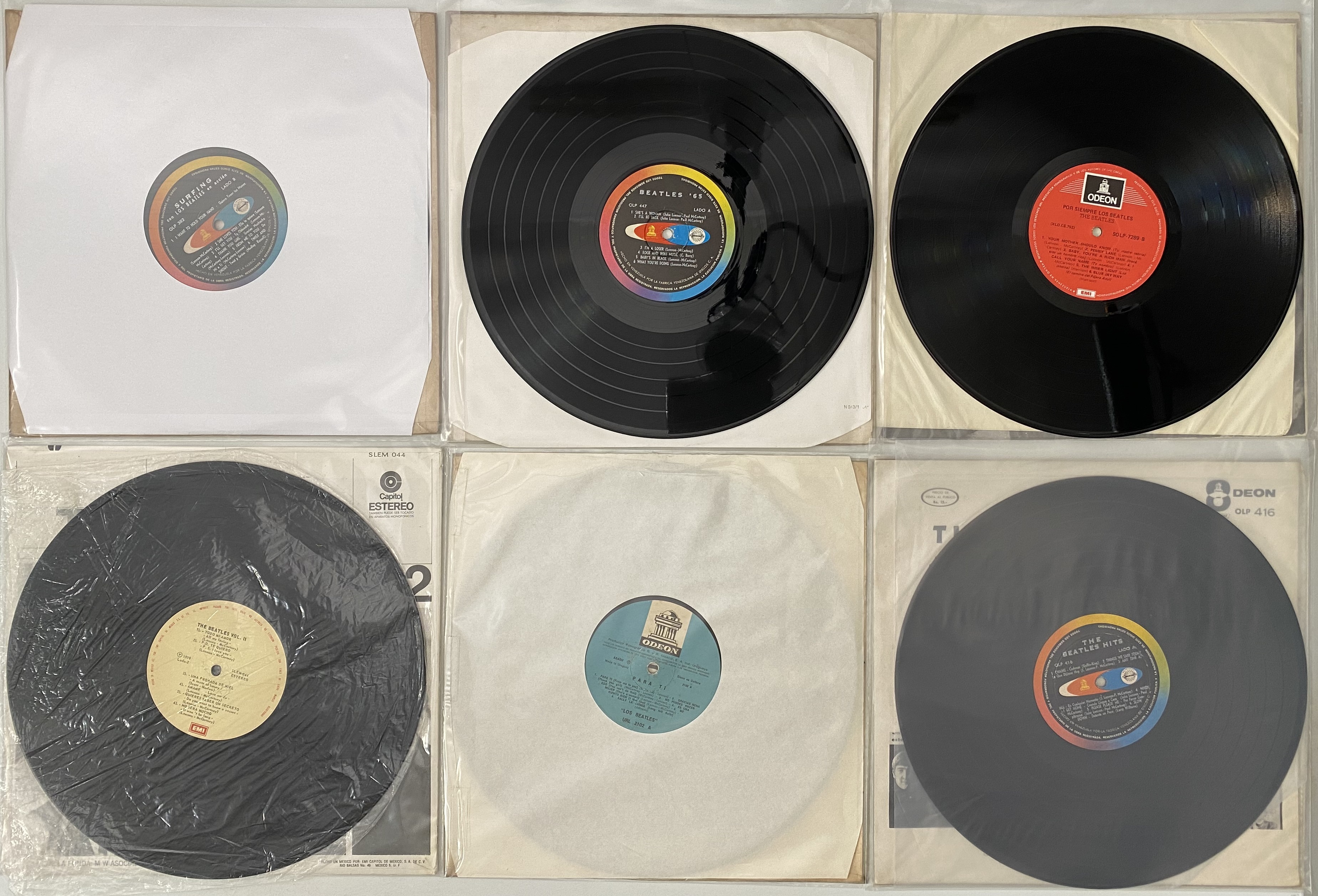 Lot 1023 - THE BEATLES - OVERSEAS PRESSING RARITY LPs
