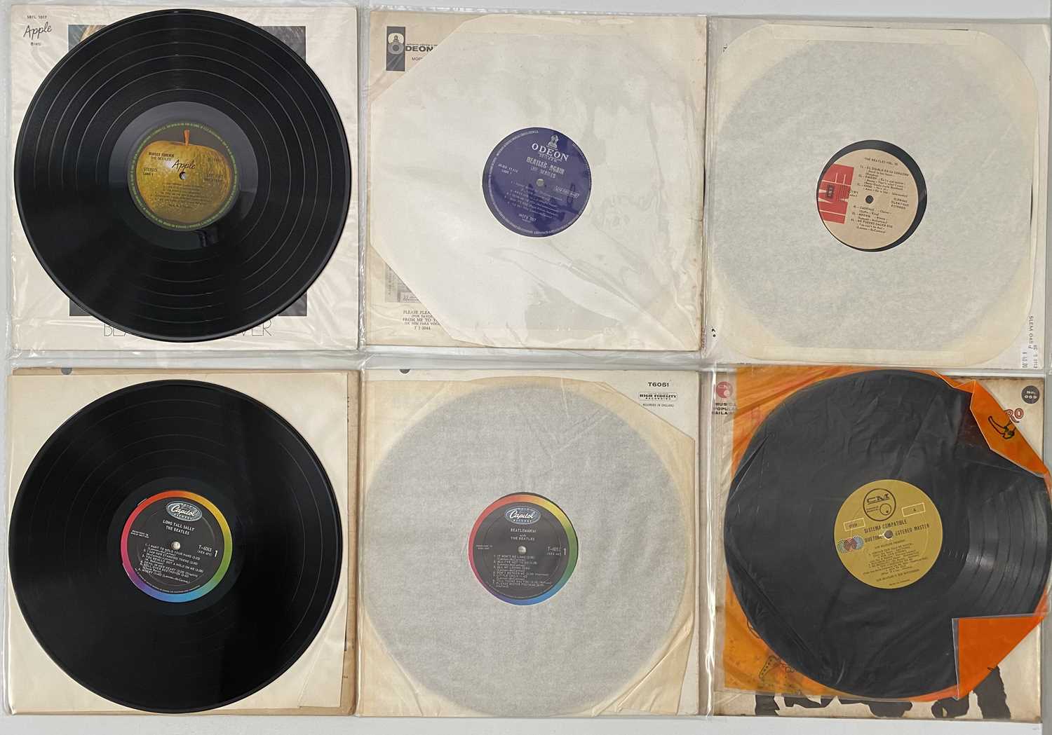 Lot 1023 - THE BEATLES - OVERSEAS PRESSING RARITY LPs