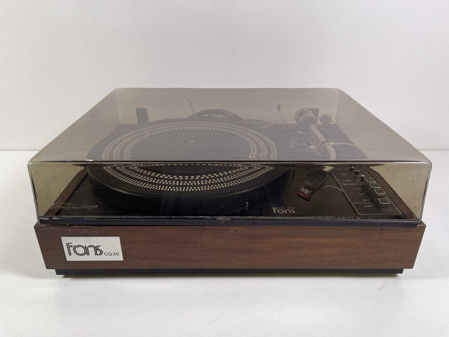 Lot 41 - FONS CQ30 TURNTABLE WITH SME TONEARM