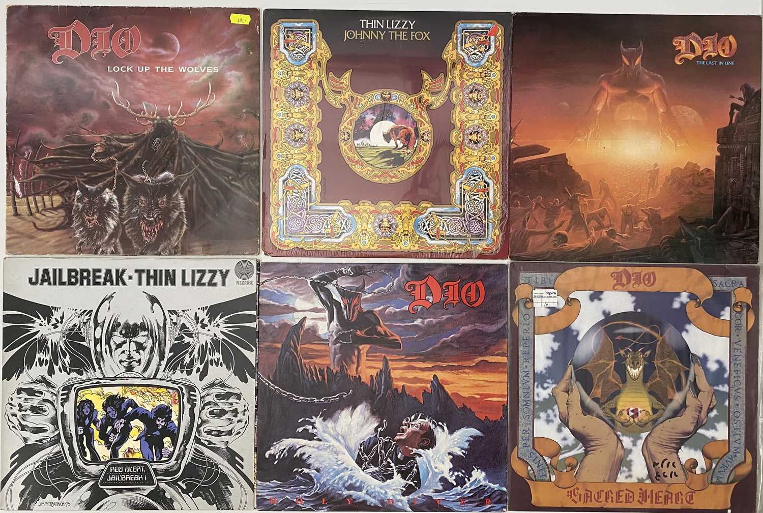 Lot 1051 - HEAVY ROCK/METAL/GUITAR HEROES - LPs