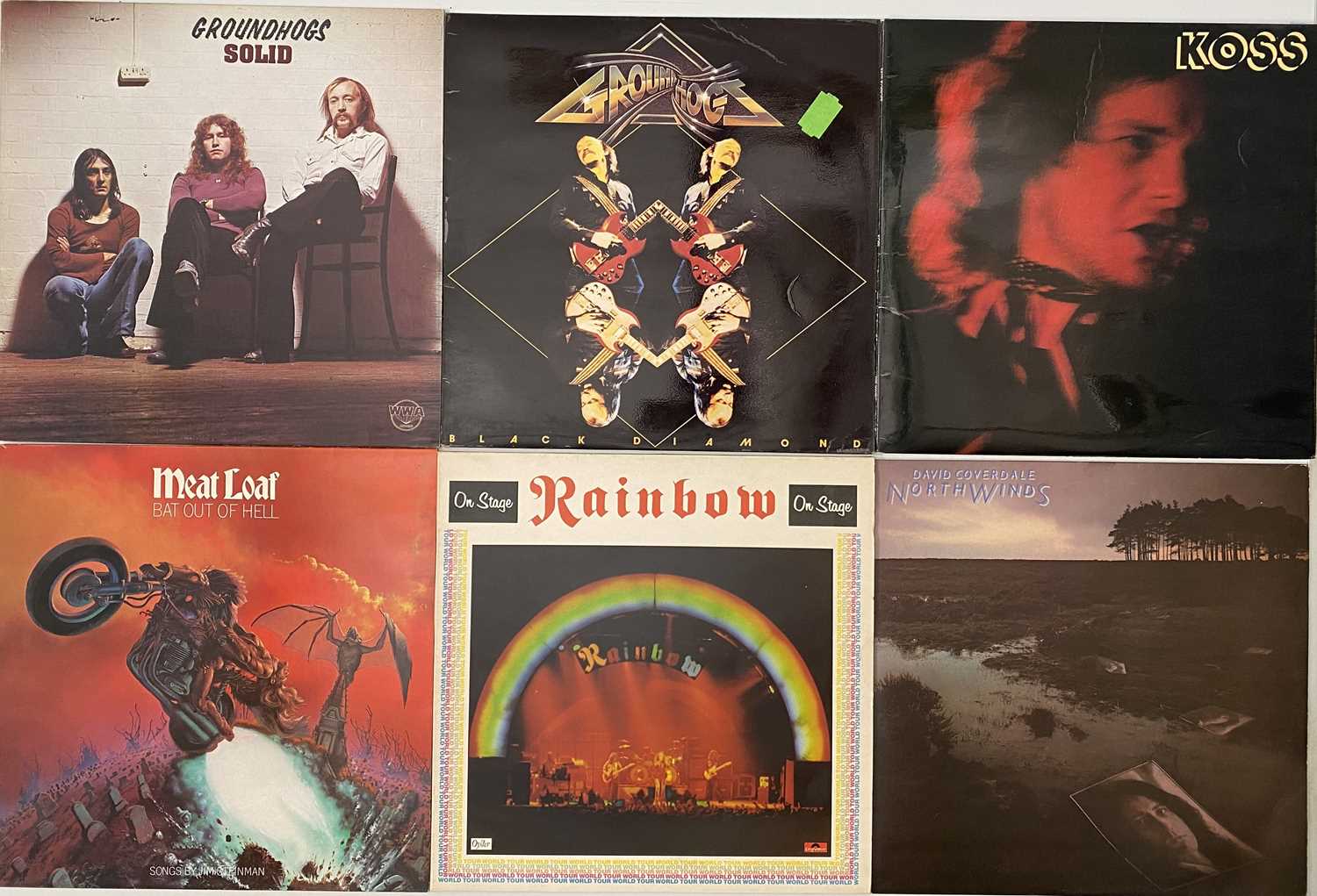 Lot 1051 - HEAVY ROCK/METAL/GUITAR HEROES - LPs