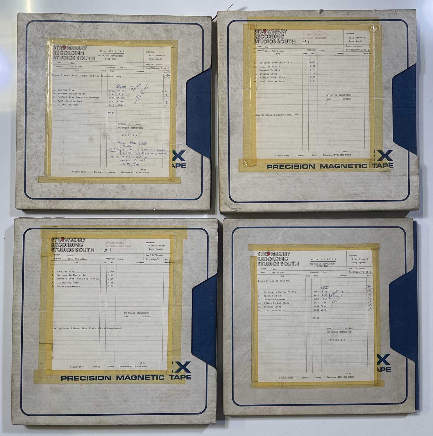 Lot 502 - 10CC MASTER TAPE COLLECTION - LOOK HEAR