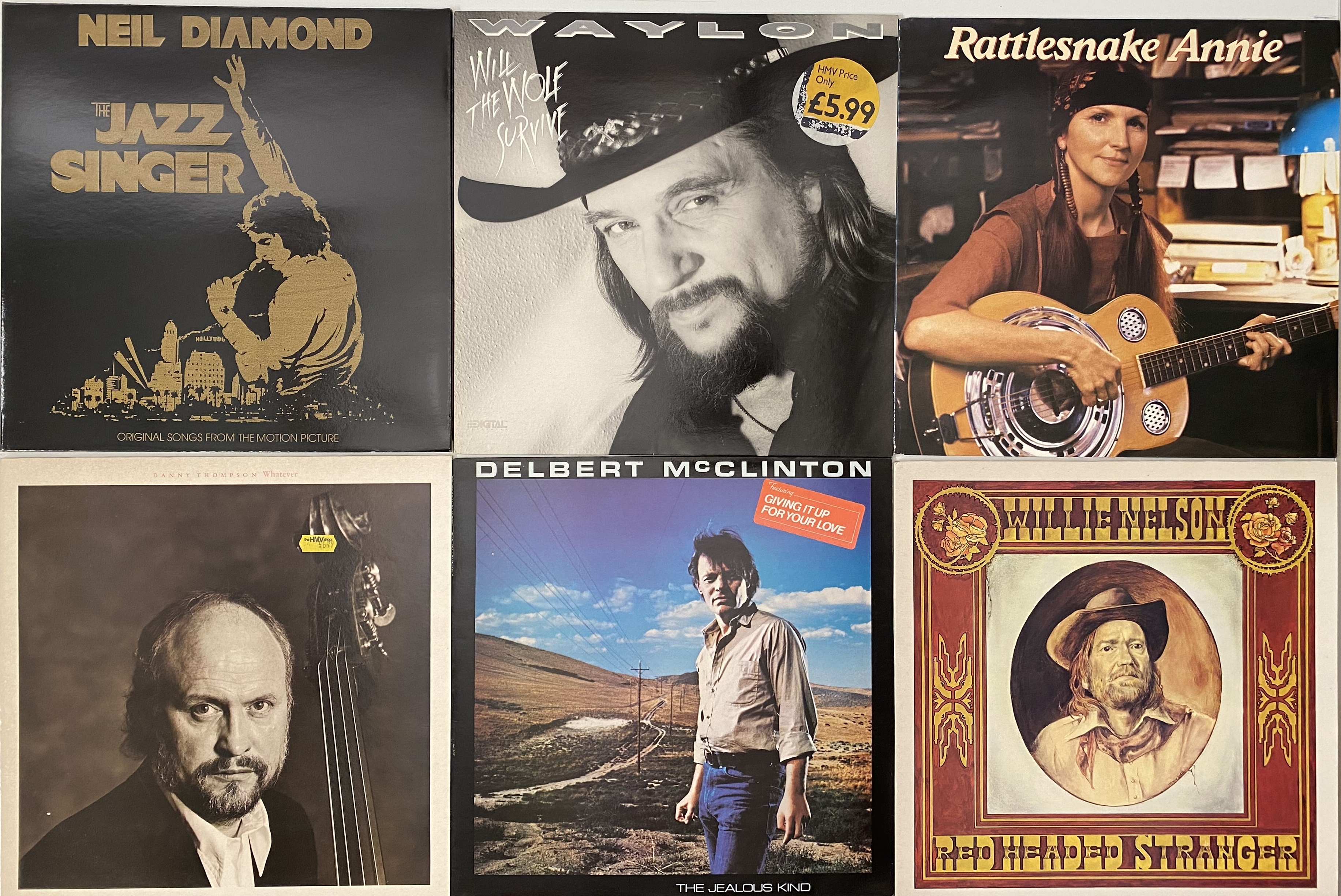Lot 1100 - COUNTRY/ FOLK/ SINGER-SONGWRITER - LP