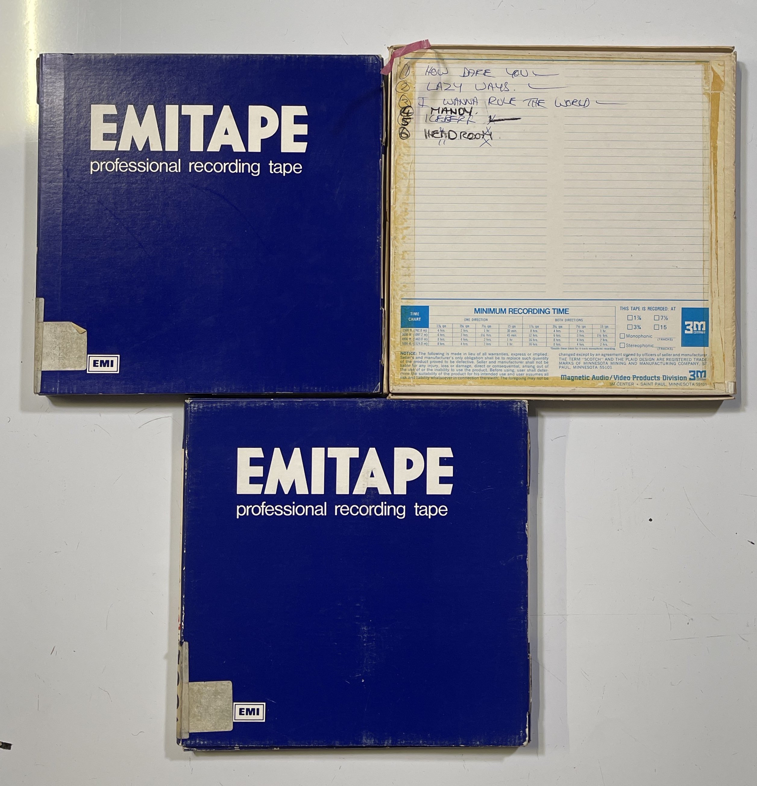 Lot 511 - 10CC MASTER TAPE COLLECTION - 'HOW DARE YOU'.