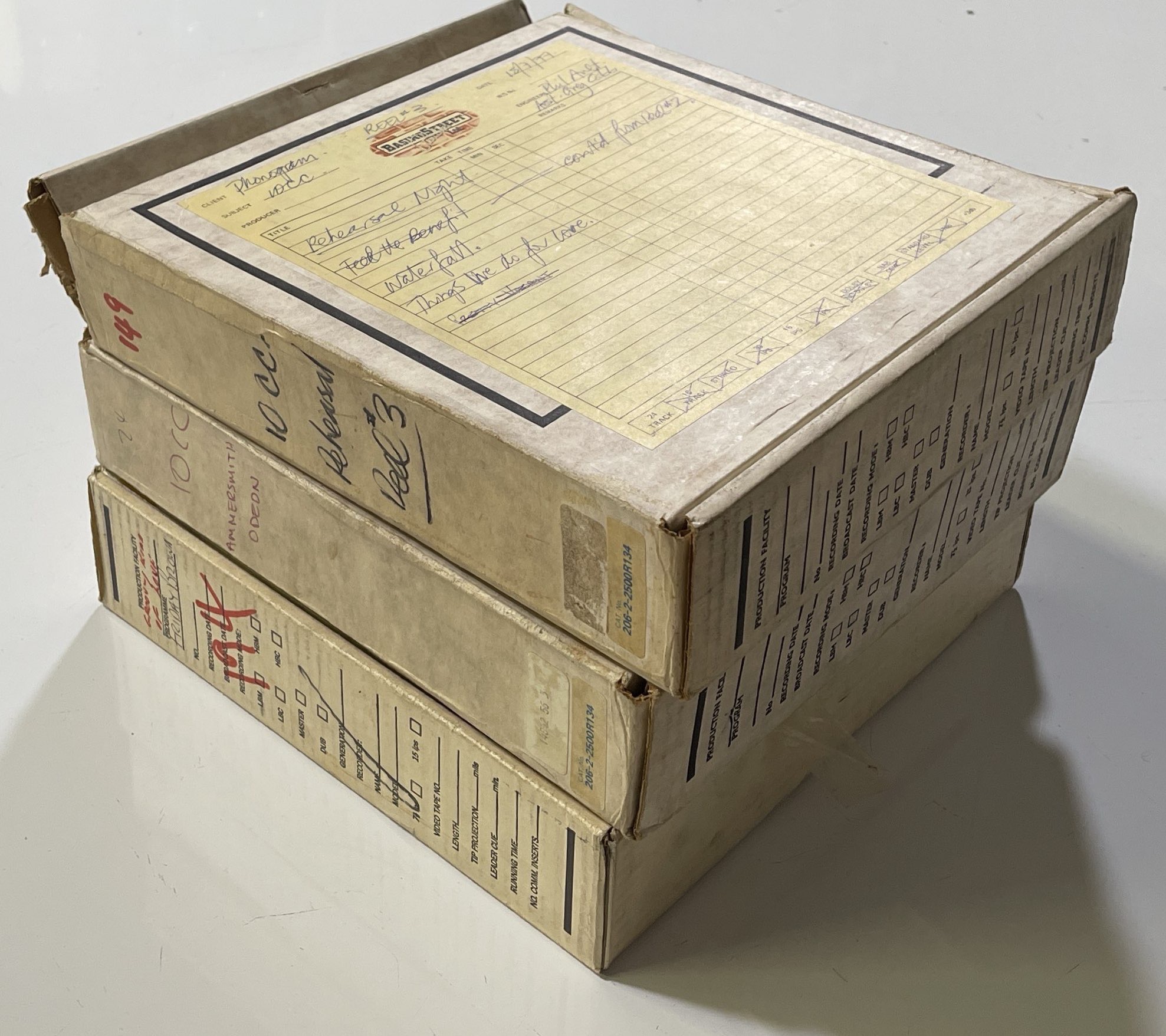 Lot 512 - 10CC MASTER TAPE COLLECTION - EARLY