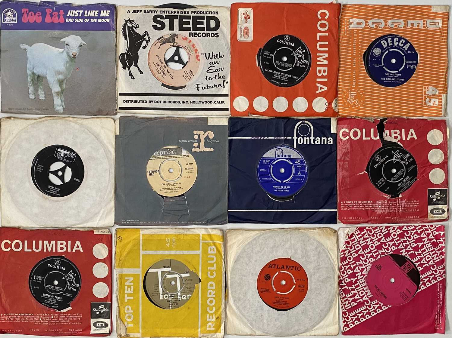 Lot 1240 - CLASSIC/ PROG/ HEAVY/ PUNK ROCK 7"