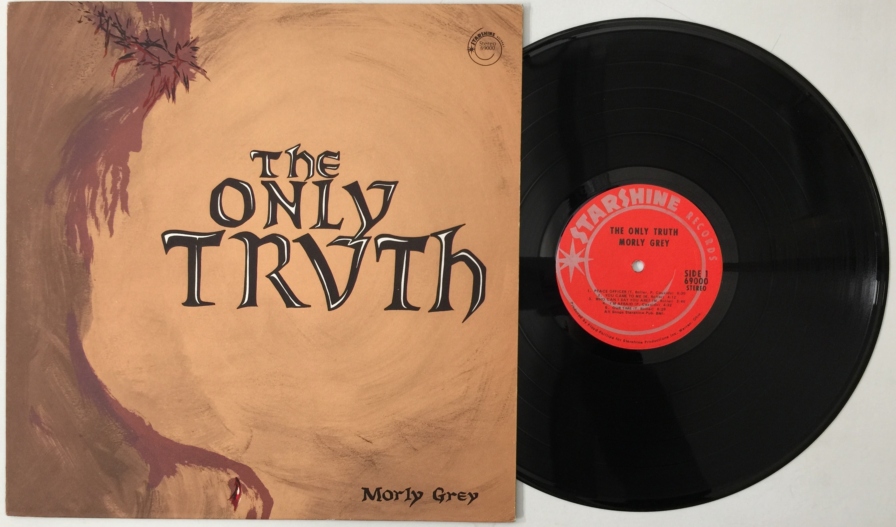 Lot 8 - MORLY GREY - THE ONLY TRUTH LP (CANADIAN