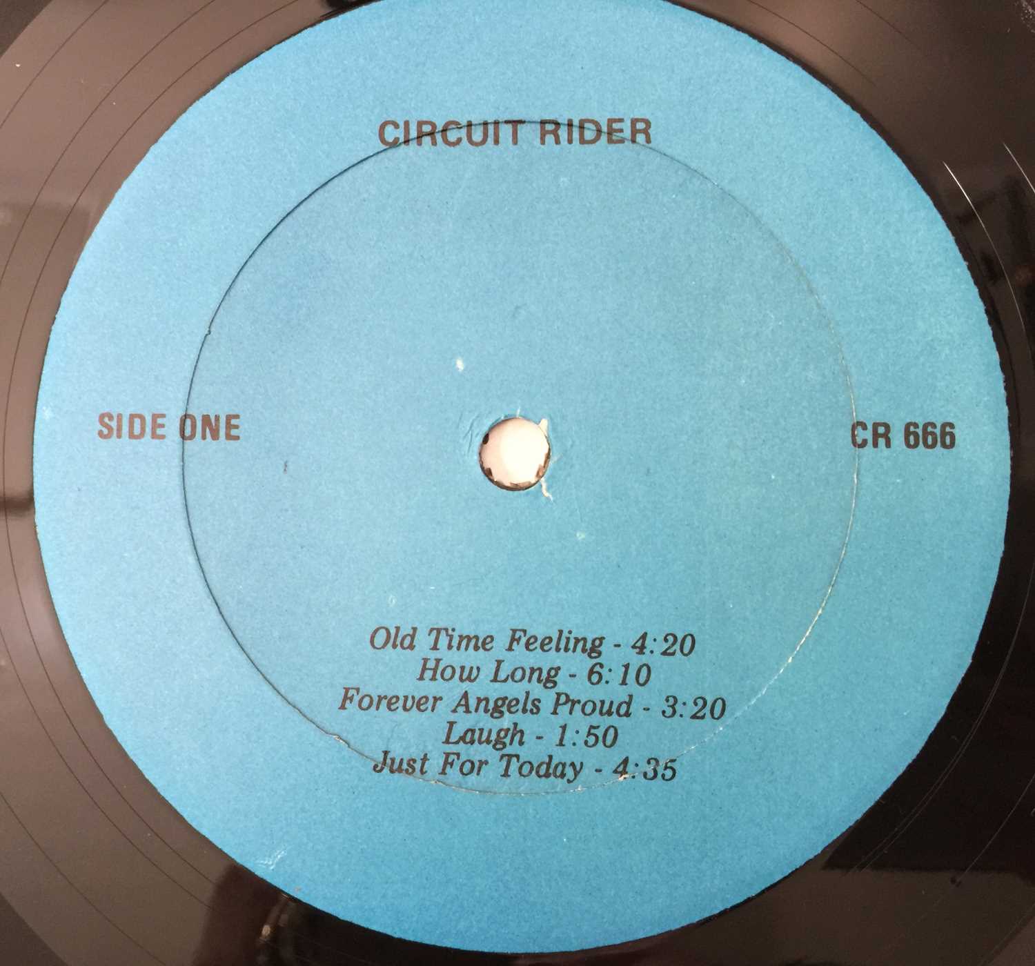 Lot 14 - CIRCUIT RIDER - S/T LP (SELF-RELEASED - CR