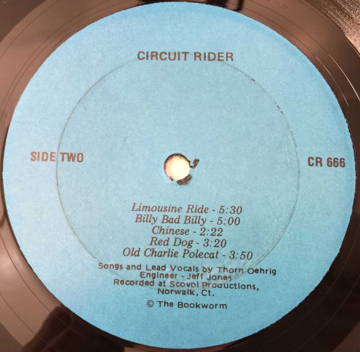 Lot 14 - CIRCUIT RIDER - S/T LP (SELF-RELEASED - CR