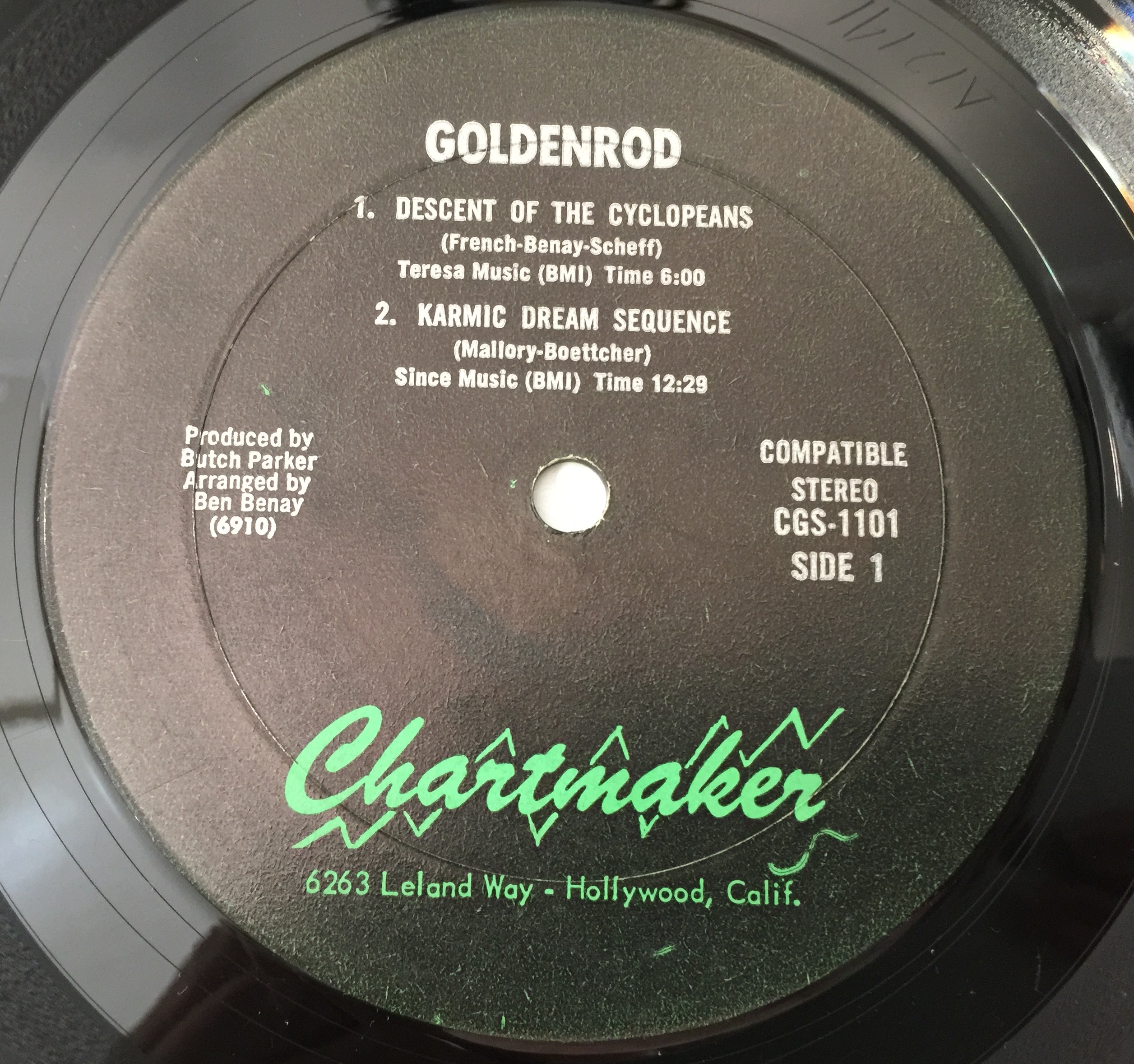 Lot 25 - GOLDENROD - S/T LP (WEST COAST PSYCH