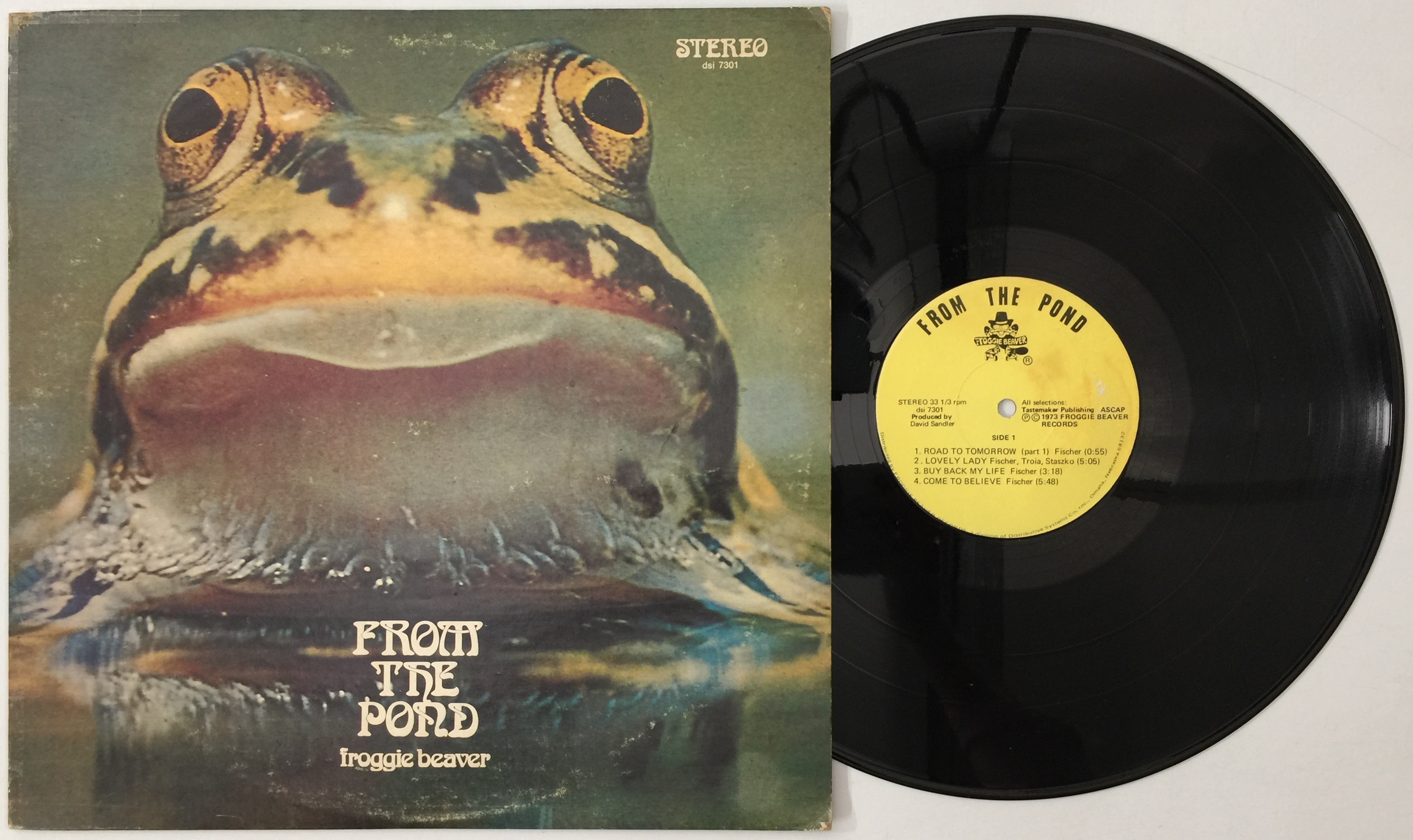 Lot 28 - FROGGIE BEAVER - FROM THE POND LP (PRIVATE