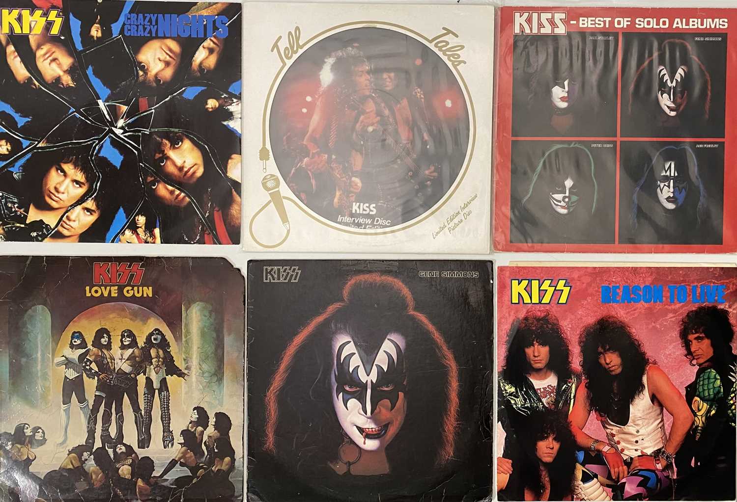 Lot 1261 - KISS - LP/12" COLLECTION